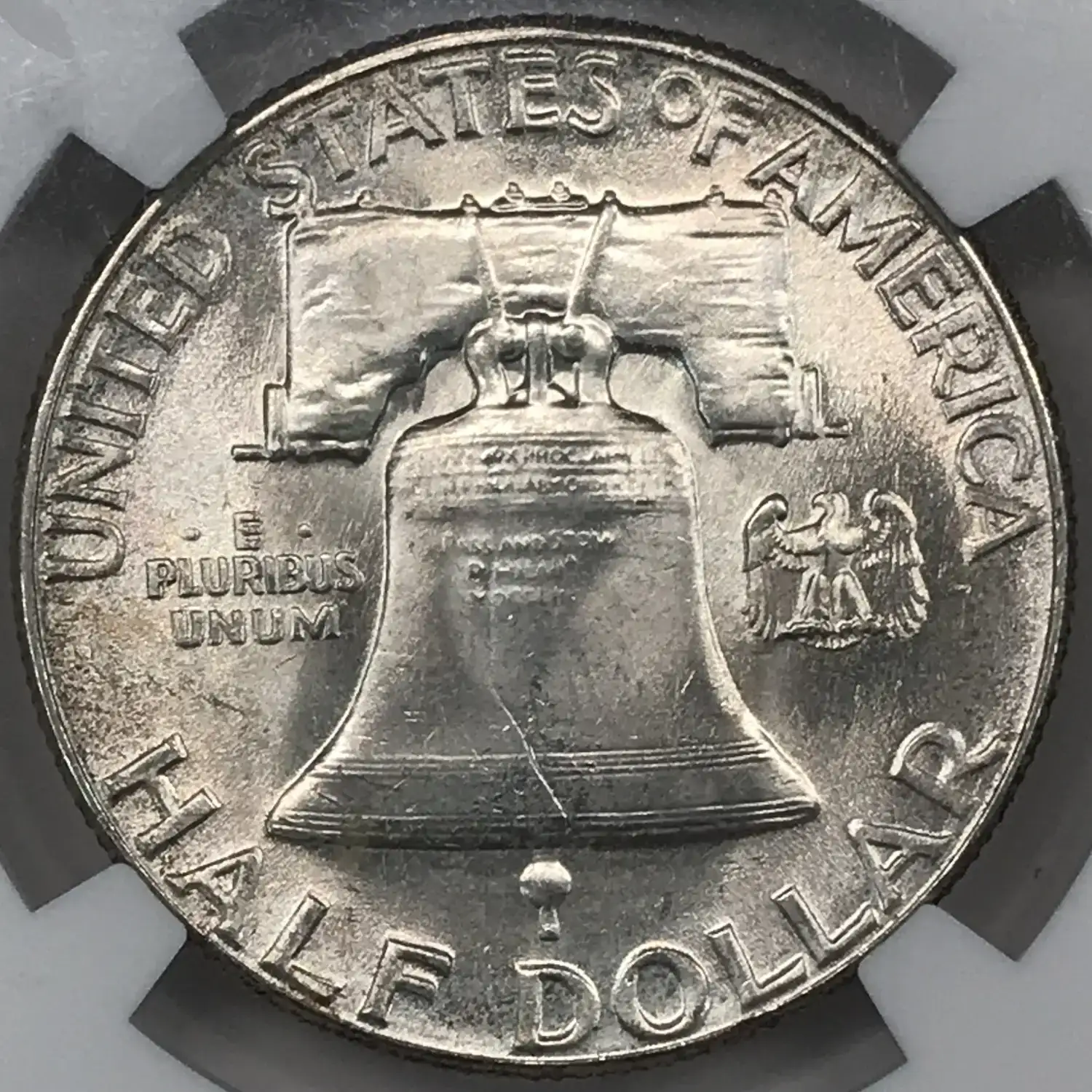 1955 Franklin Half Dollar NGC MS-64 FBL - Old Pueblo Coin