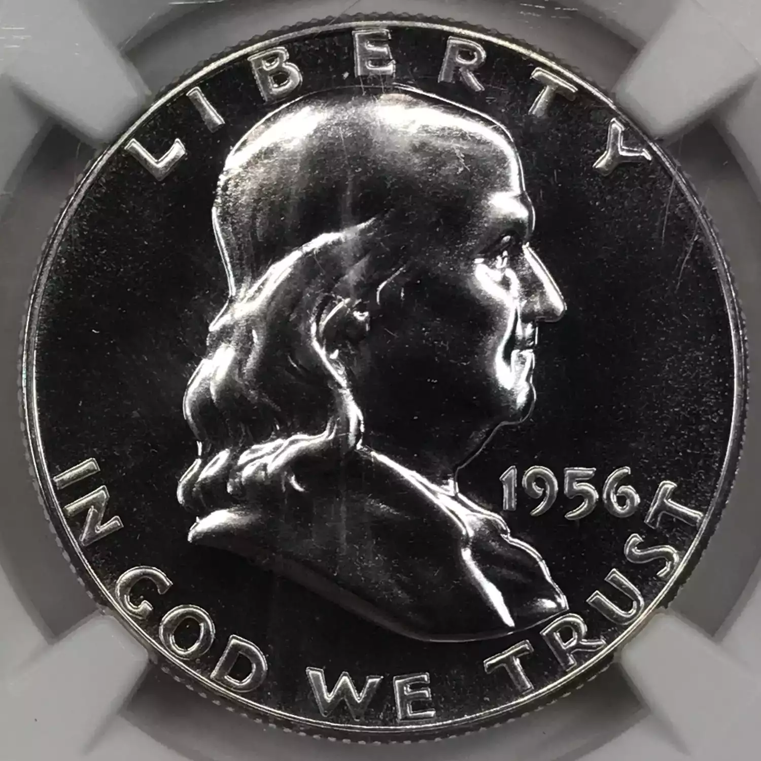 1956 Franklin Half Dollar NGC PF-68 TYPE 2 - Old Pueblo Coin