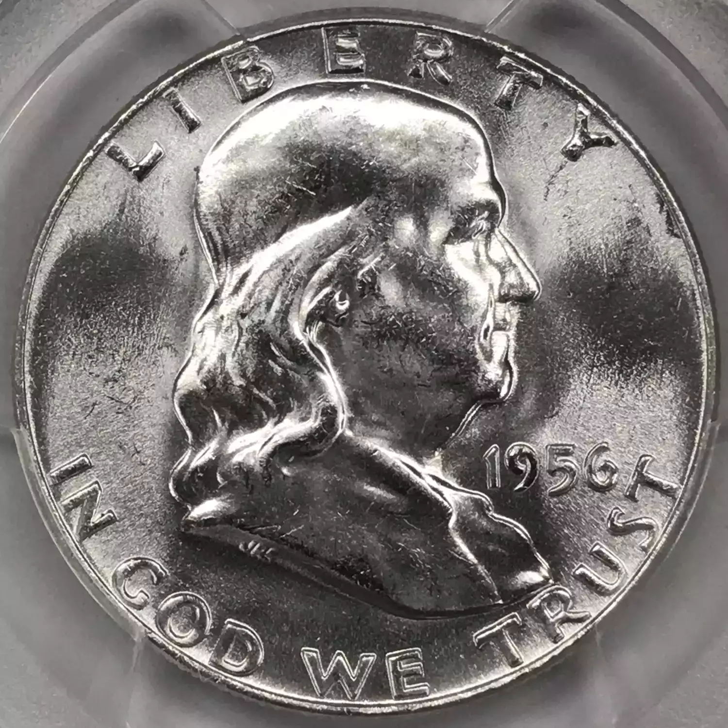 1956 Franklin Half Dollar PCGS MS-63 "Bugs Bunny" FS-401 - Old Pueblo Coin