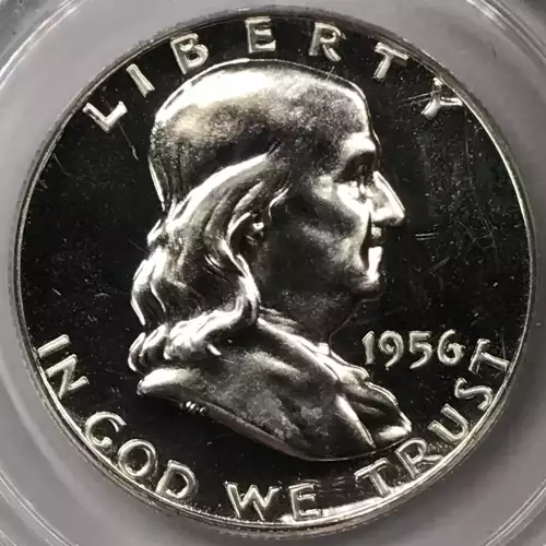 1956 Franklin Half Dollar PCGS PR-66 Type 2 CAC Gold - Old Pueblo Coin