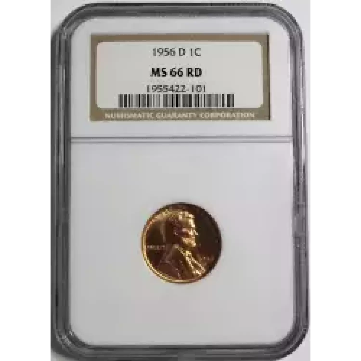 1956-D Lincoln Wheat Cent NGC MS-66 RD - Old Pueblo Coin
