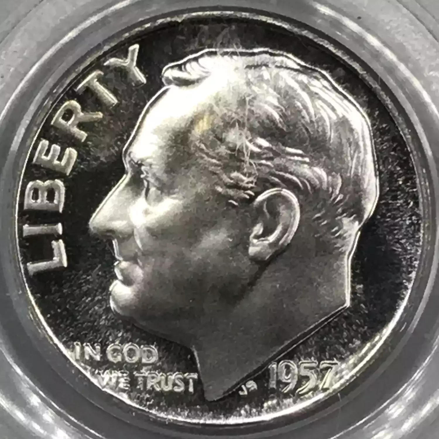1957 Roosevelt Dime PCGS PR-67 CAM - Old Pueblo Coin