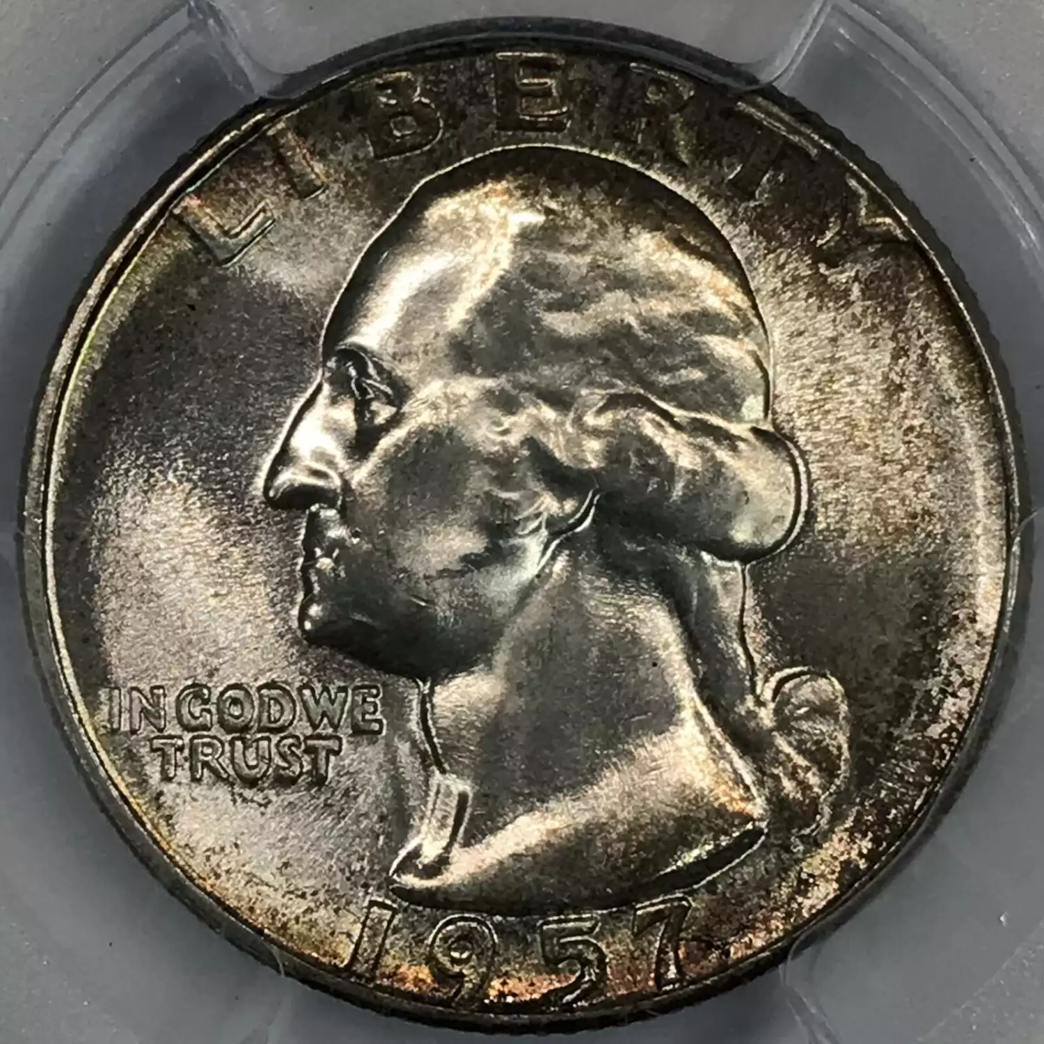 1957 Silver Washington Quarter PCGS MS-65 Type B Rev FS-901 - Old Pueblo Coin