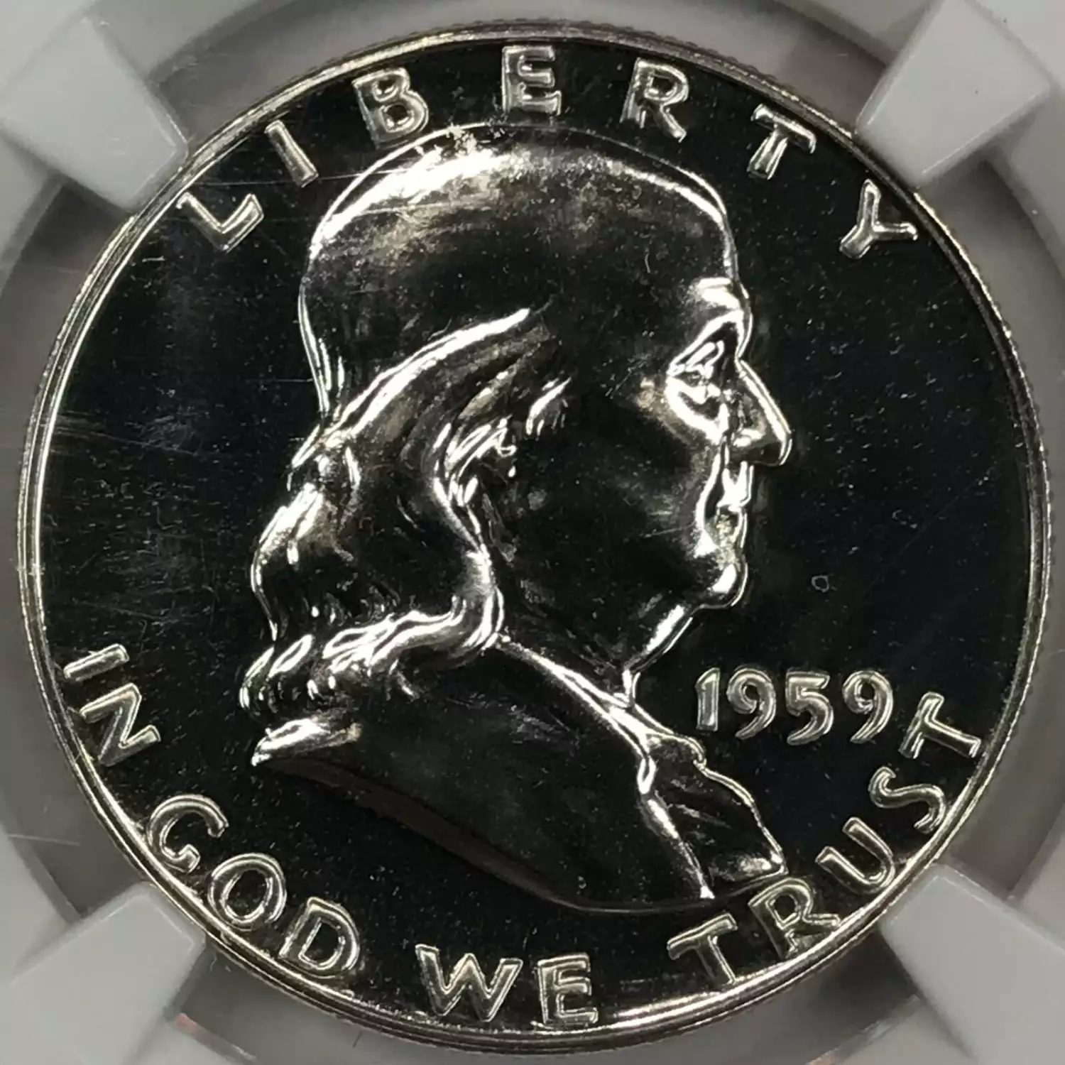 1959 Franklin Half Dollar NGC PF-67 - Old Pueblo Coin