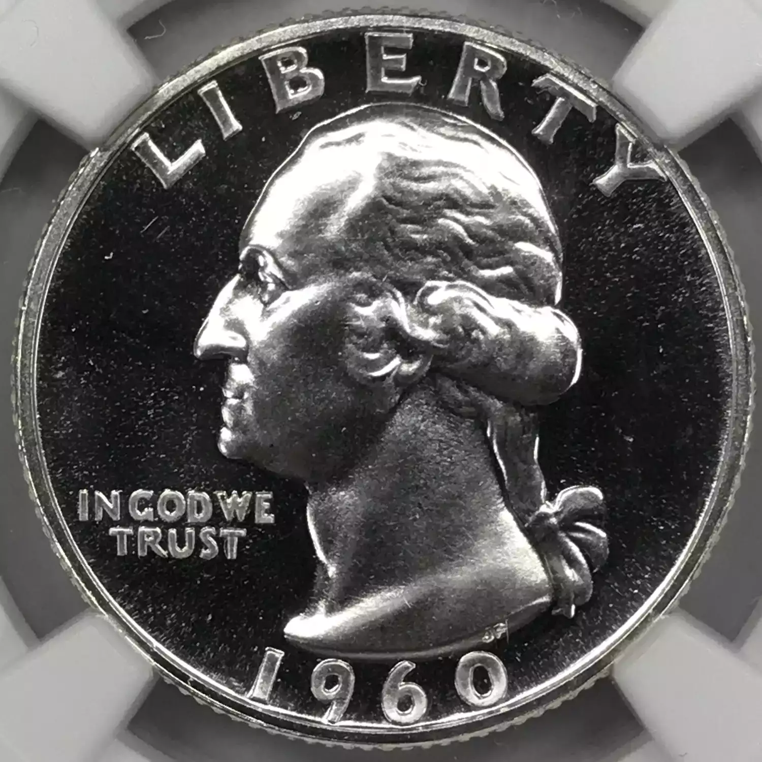 1960 Silver Washington Quarter NGC PF-67 CAMEO - Old Pueblo Coin