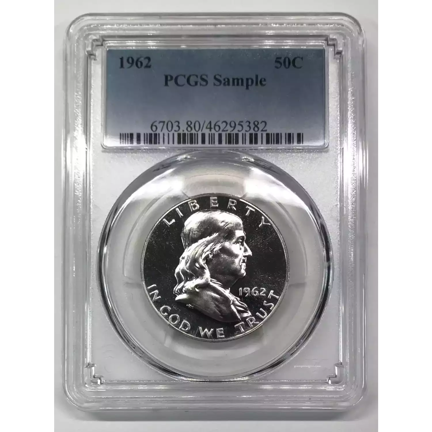 1962 Franklin Half Dollar PCGS Genuine Sample - Old Pueblo Coin