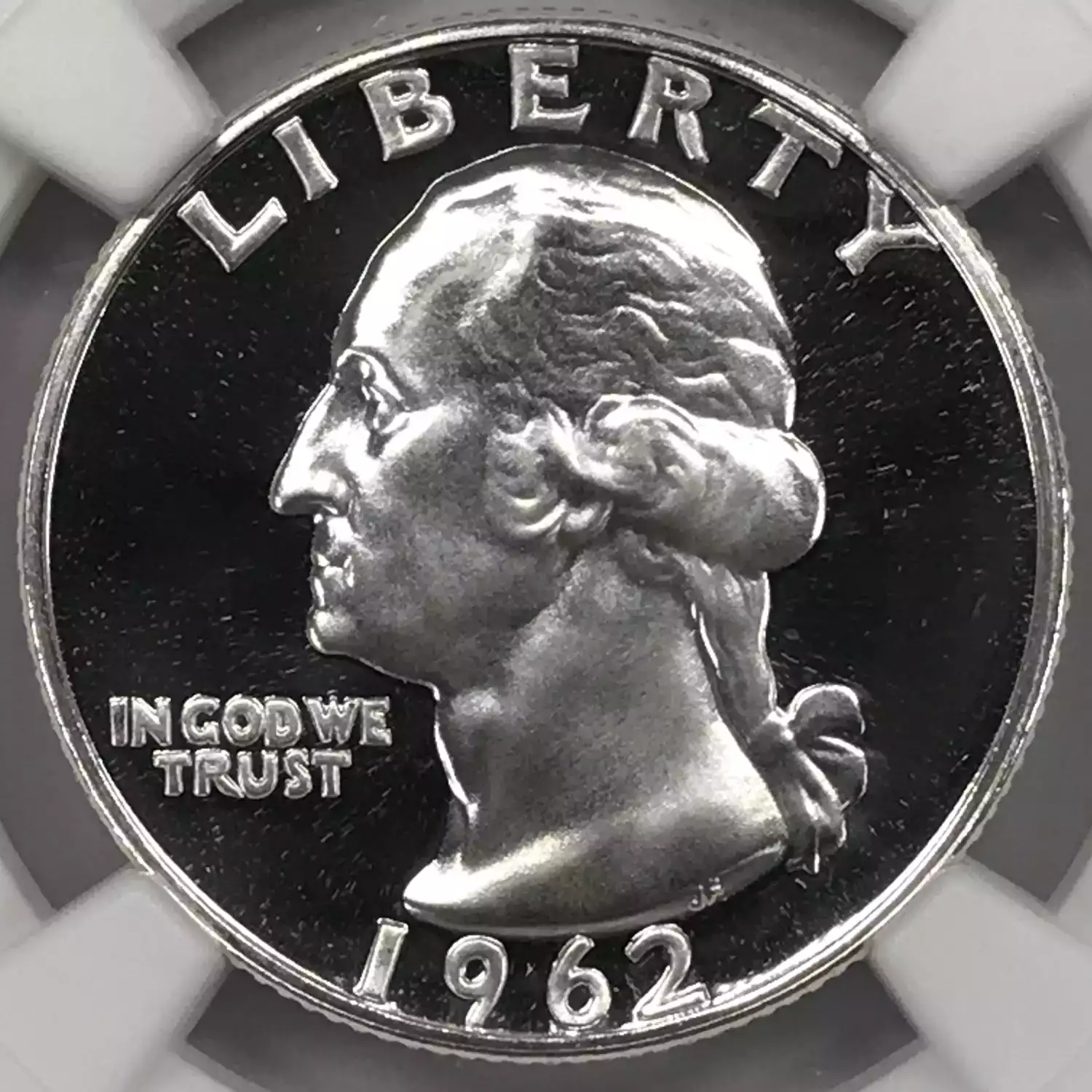 1962 Silver Washington Quarter NGC PF-68 CAMEO - Old Pueblo Coin