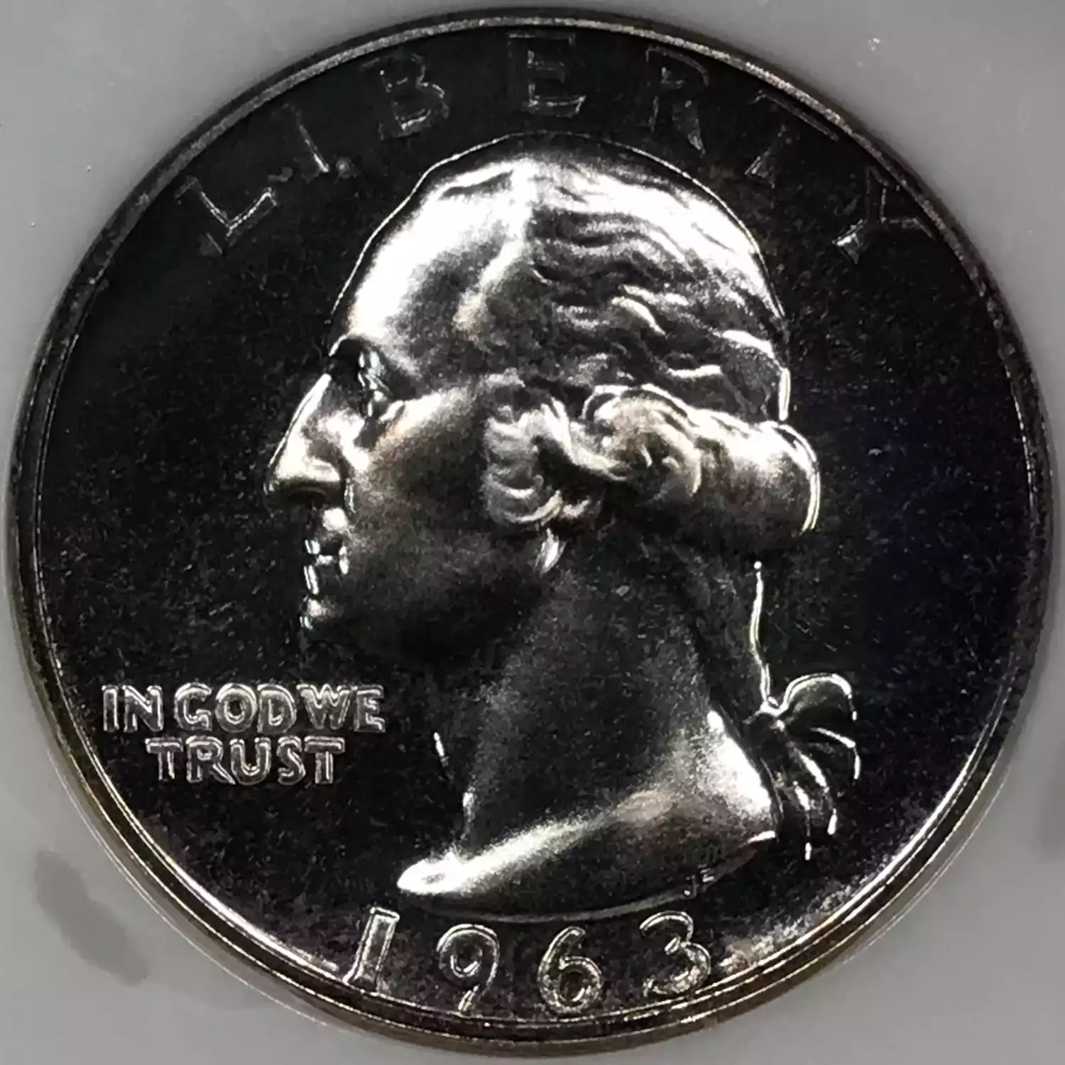 1963 Silver Washington Quarter NGC PF-68 - Old Pueblo Coin