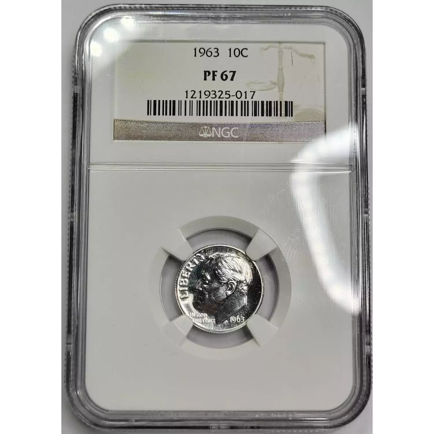 1963 Roosevelt Dime NGC PF-67 - Old Pueblo Coin