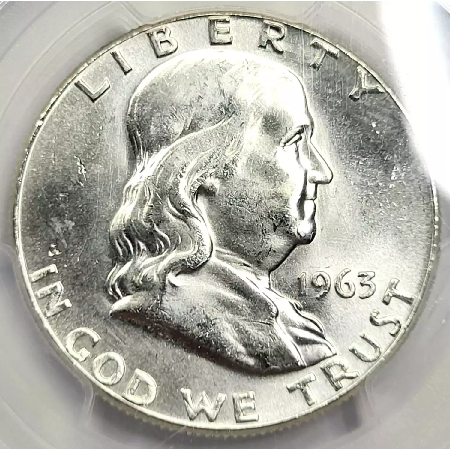 1963 Franklin Half Dollar PCGS MS-64 - Old Pueblo Coin