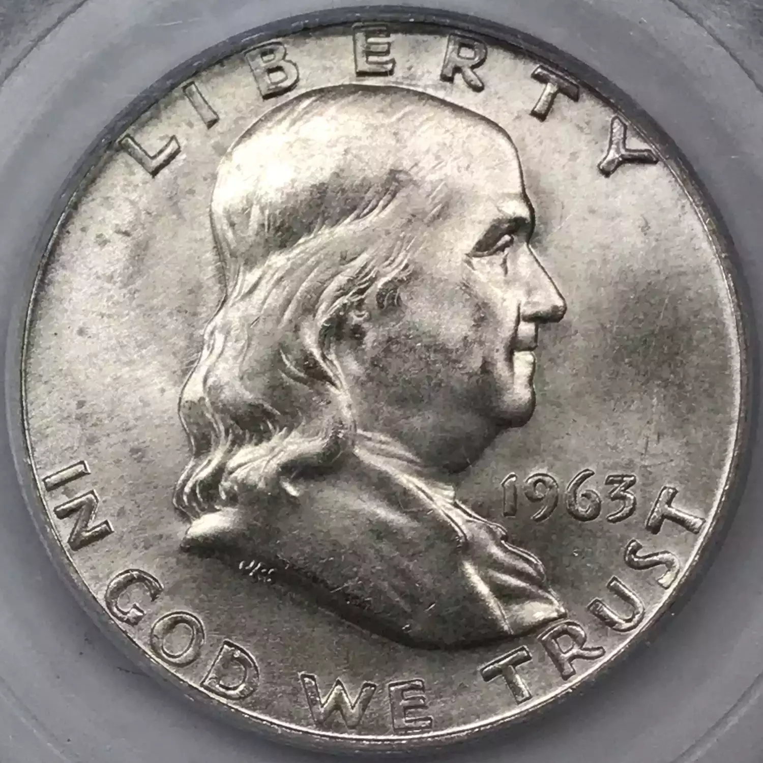 1963-D Franklin Half Dollar PCGS MS-64 FBL - Old Pueblo Coin