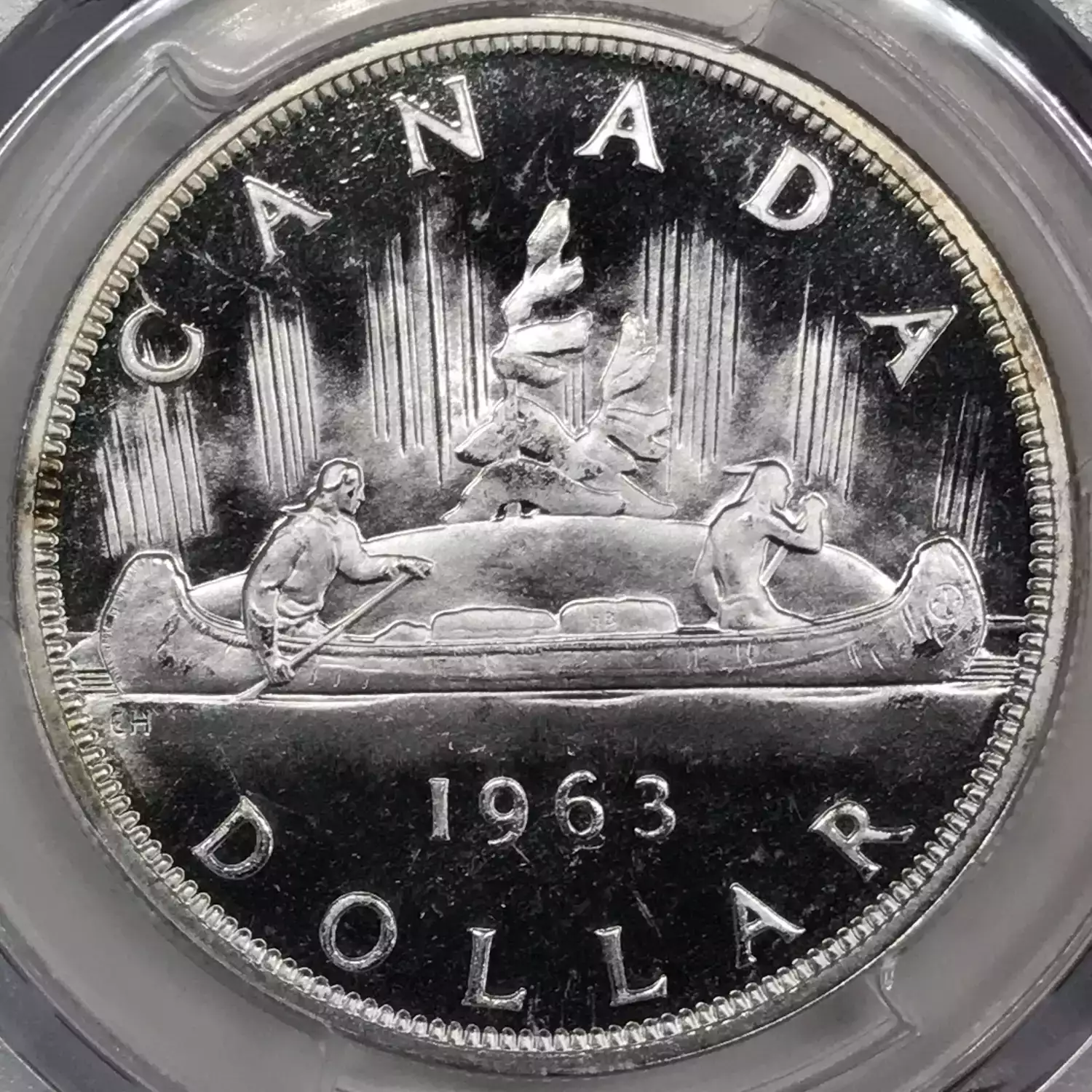 1963-RCM CANADA Silver DOLLAR PCGS PL-65 CAM - Old Pueblo Coin