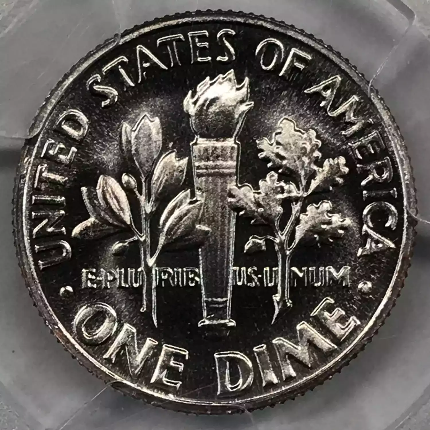 1966 Roosevelt Dime PCGS SP-67 SMS FS-401, "5" on Cheek - Old Pueblo Coin