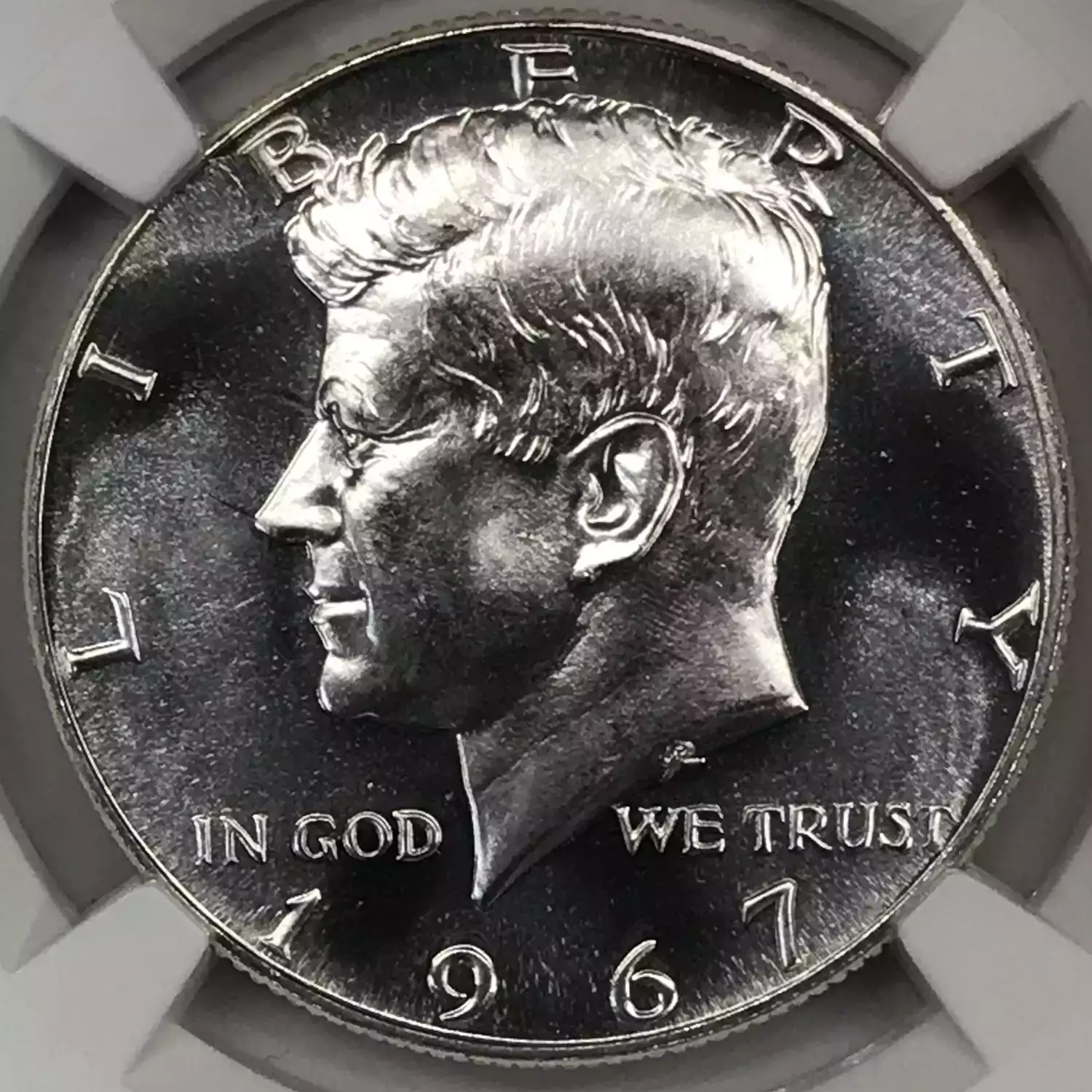 1967 Silver Clad Kennedy Half Dollar NGC MS-67 SMS - Old Pueblo Coin
