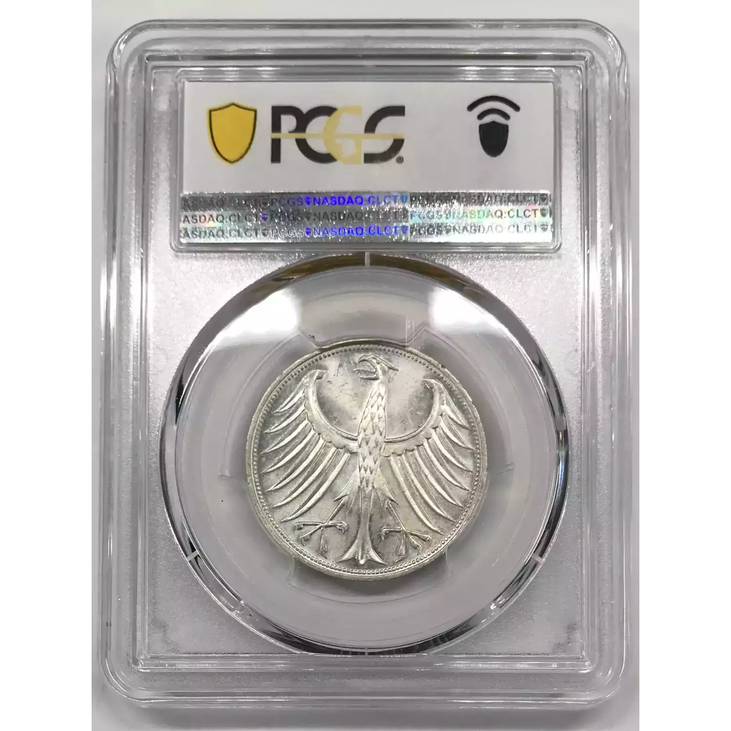 1968-G GERMANY-FEDERAL REPUBLIC Silver 5 MARK PCGS MS-64 Regular Issue ...