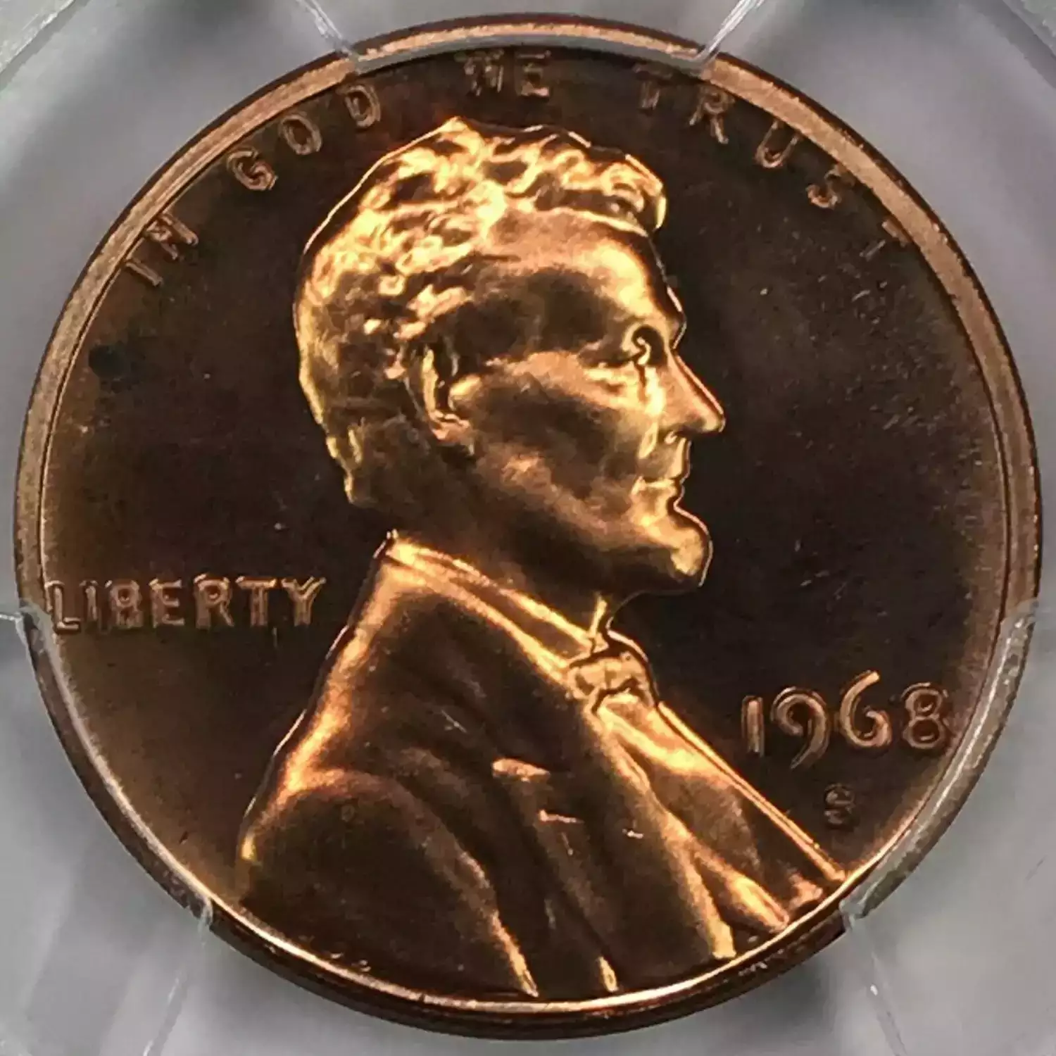 1968-S Lincoln Memorial Cent PCGS PR-66 RD DDO FS-101 - Old Pueblo Coin