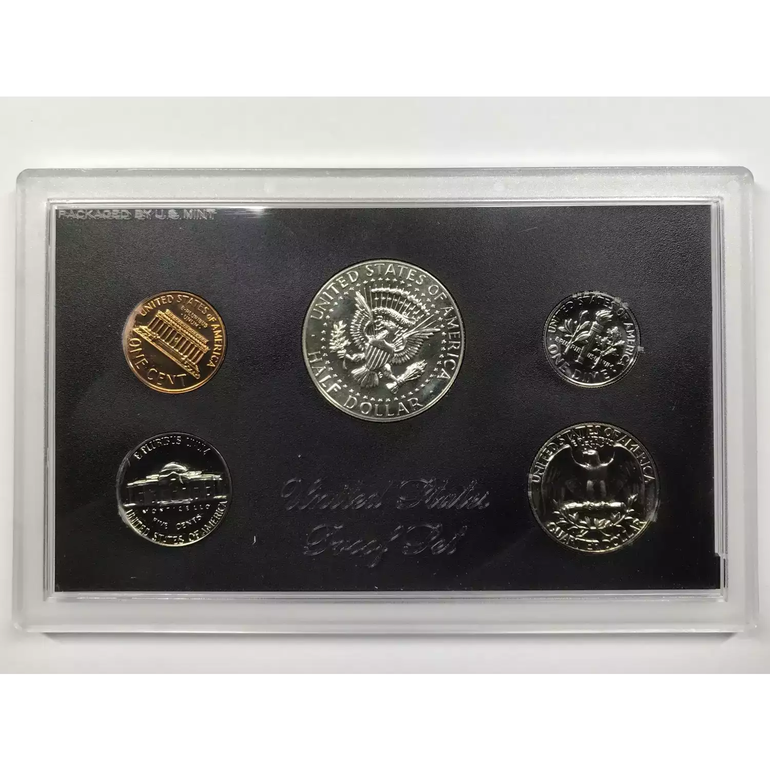1968 US Mint Proof Set w OGP Box - 40% Silver Kennedy Half Dollar - Old ...
