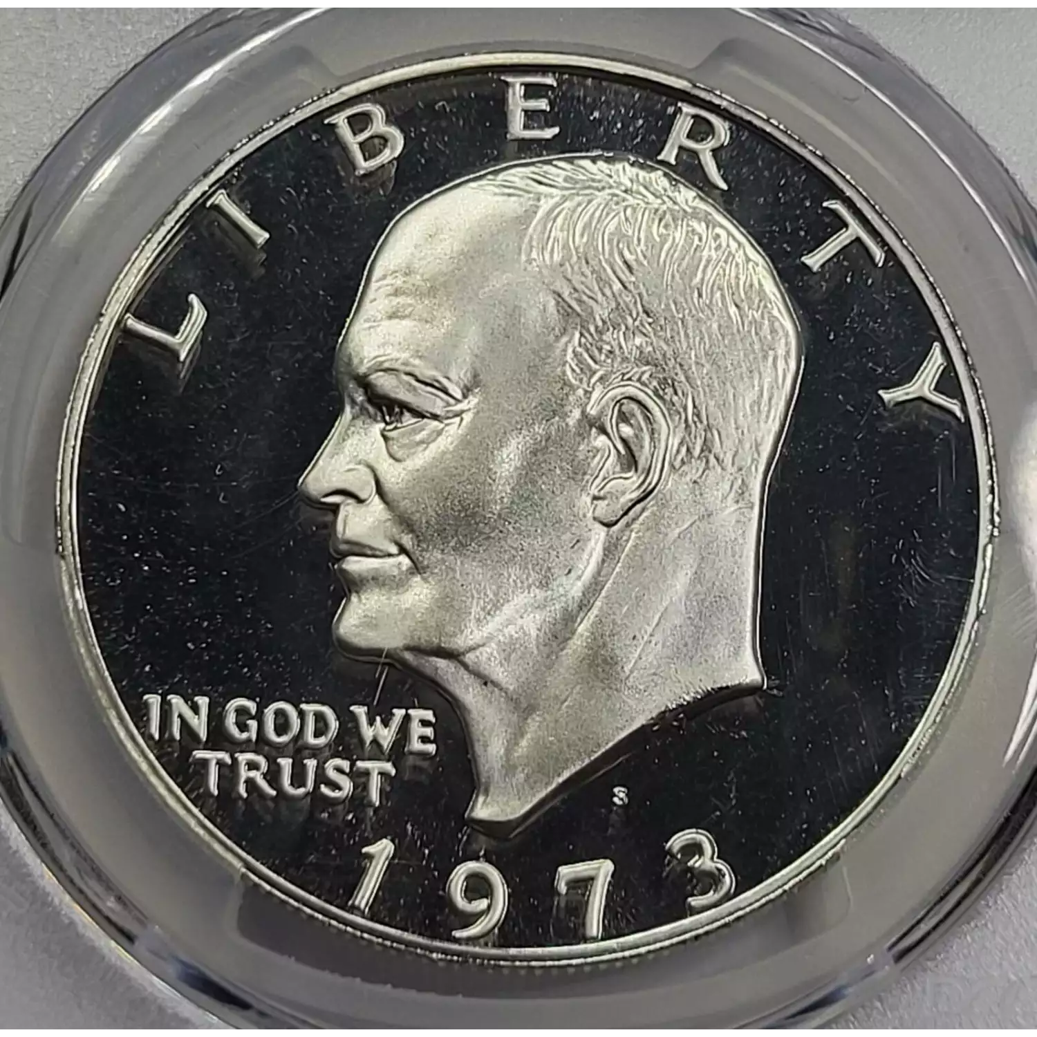 1973-S Silver Ike Eisenhower Dollar PCGS PR-69 DCAM Silver - Old Pueblo Coin