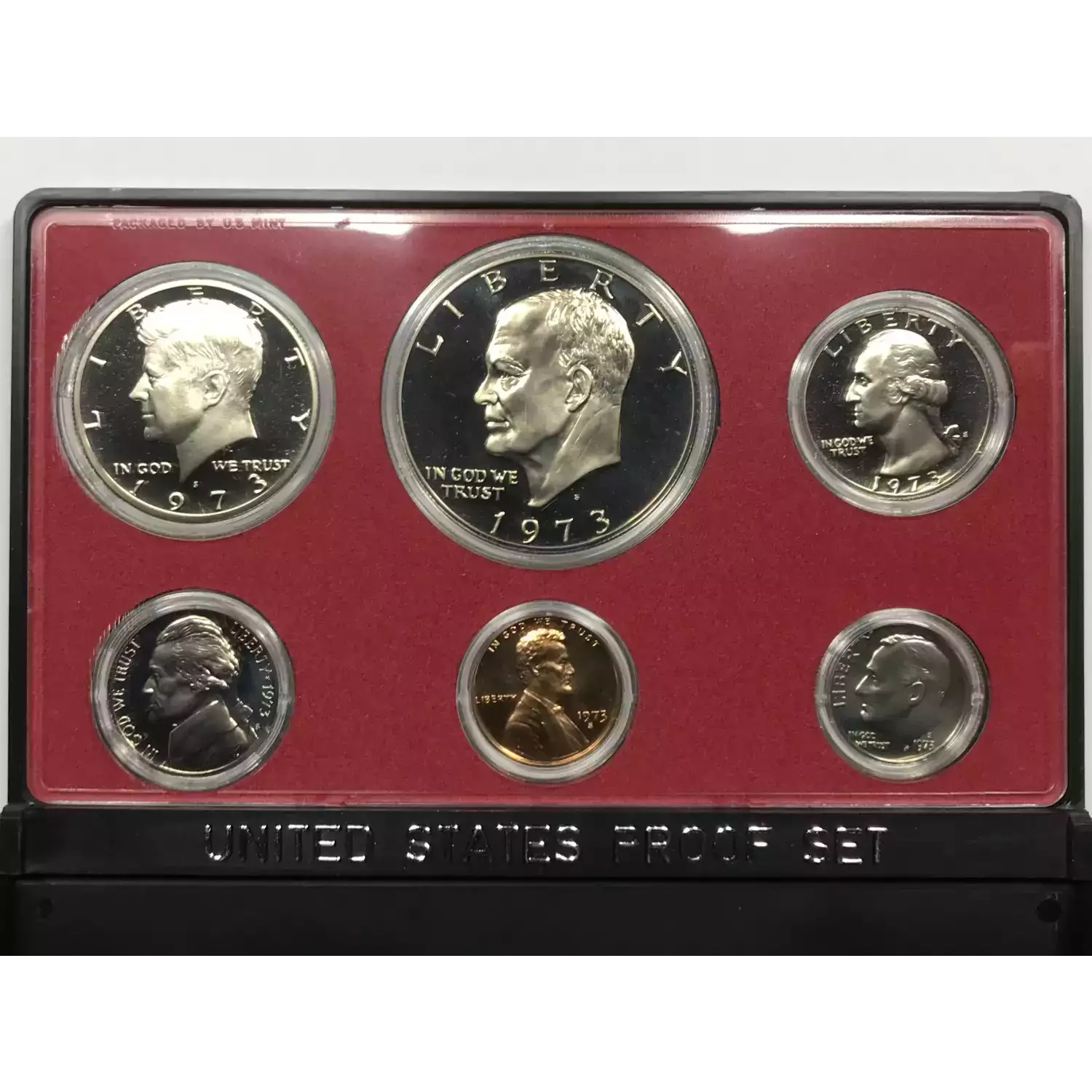 1973 US Mint Proof Set w OGP Box - Old Pueblo Coin