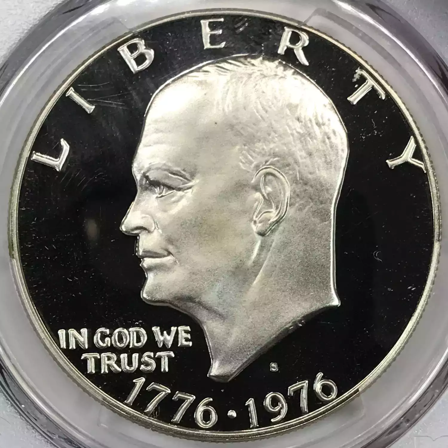 1976-S Clad Ike Eisenhower Dollar PCGS PR-69 DCAM Type 1 - Old Pueblo Coin