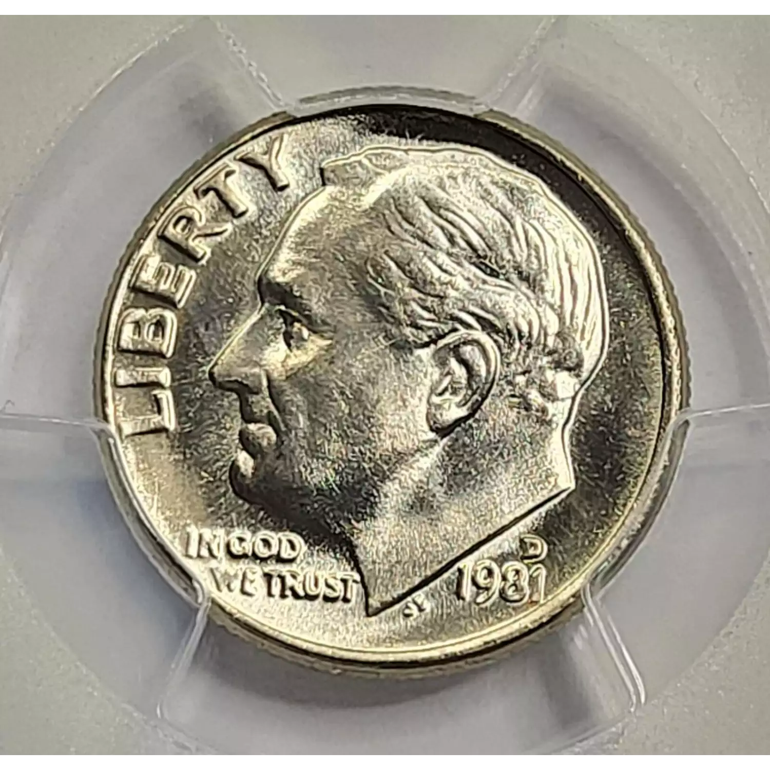 1981-D Roosevelt Dime PCGS MS-65 - Old Pueblo Coin