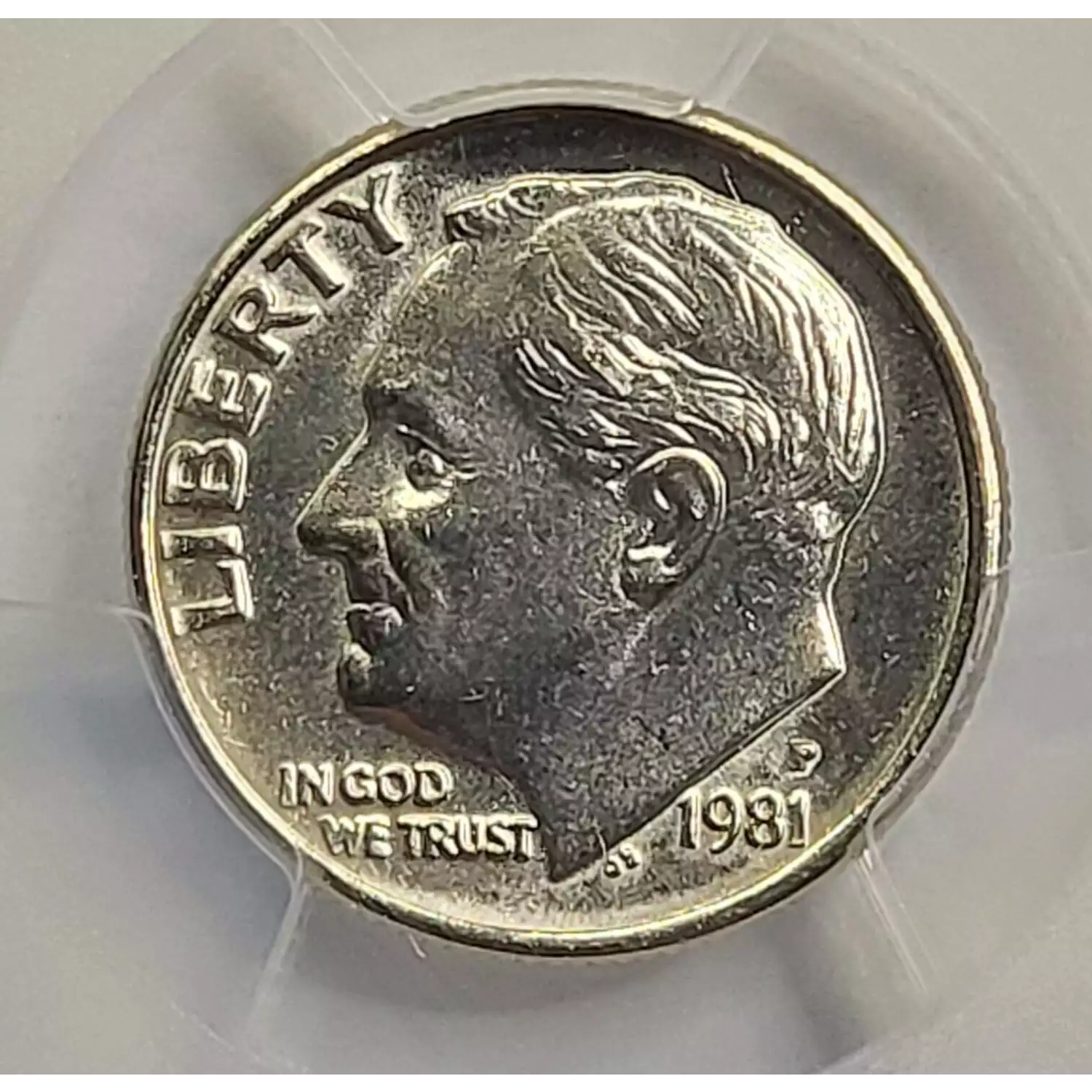 1981 Roosevelt Dime PCGS MS-65 FB - Old Pueblo Coin