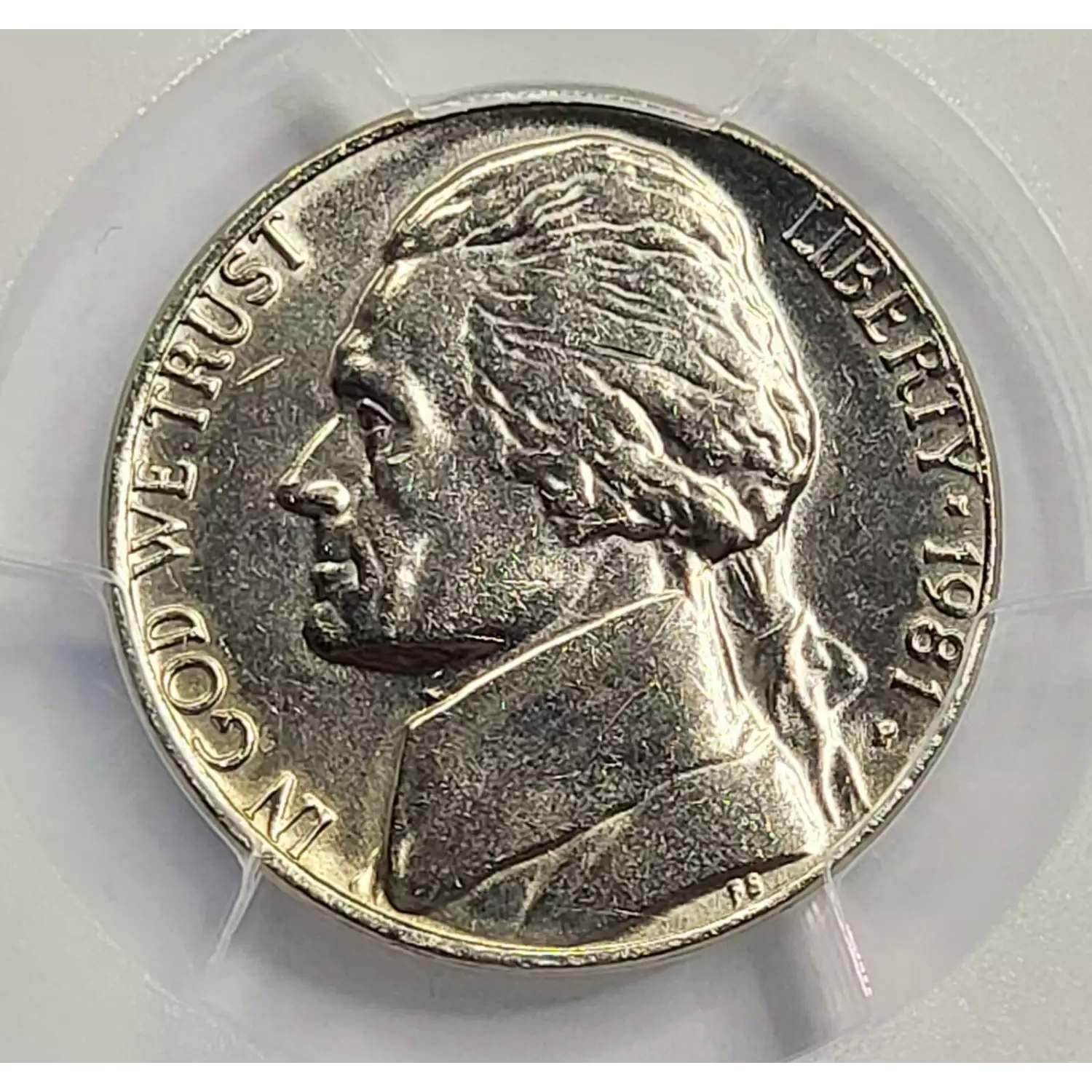 1981 Jefferson Nickel PCGS MS-64 - Old Pueblo Coin