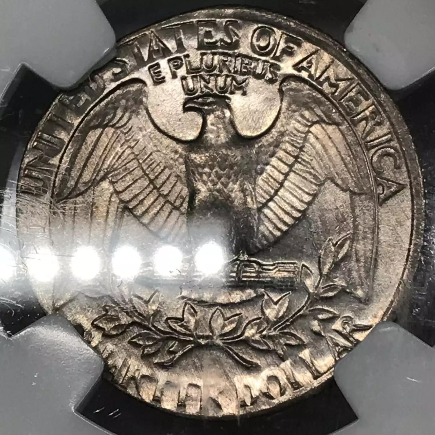1982 Washington Quarter NGC MS-63 STRUCK ON 5C PLANCHET 5.1 GR - Old ...