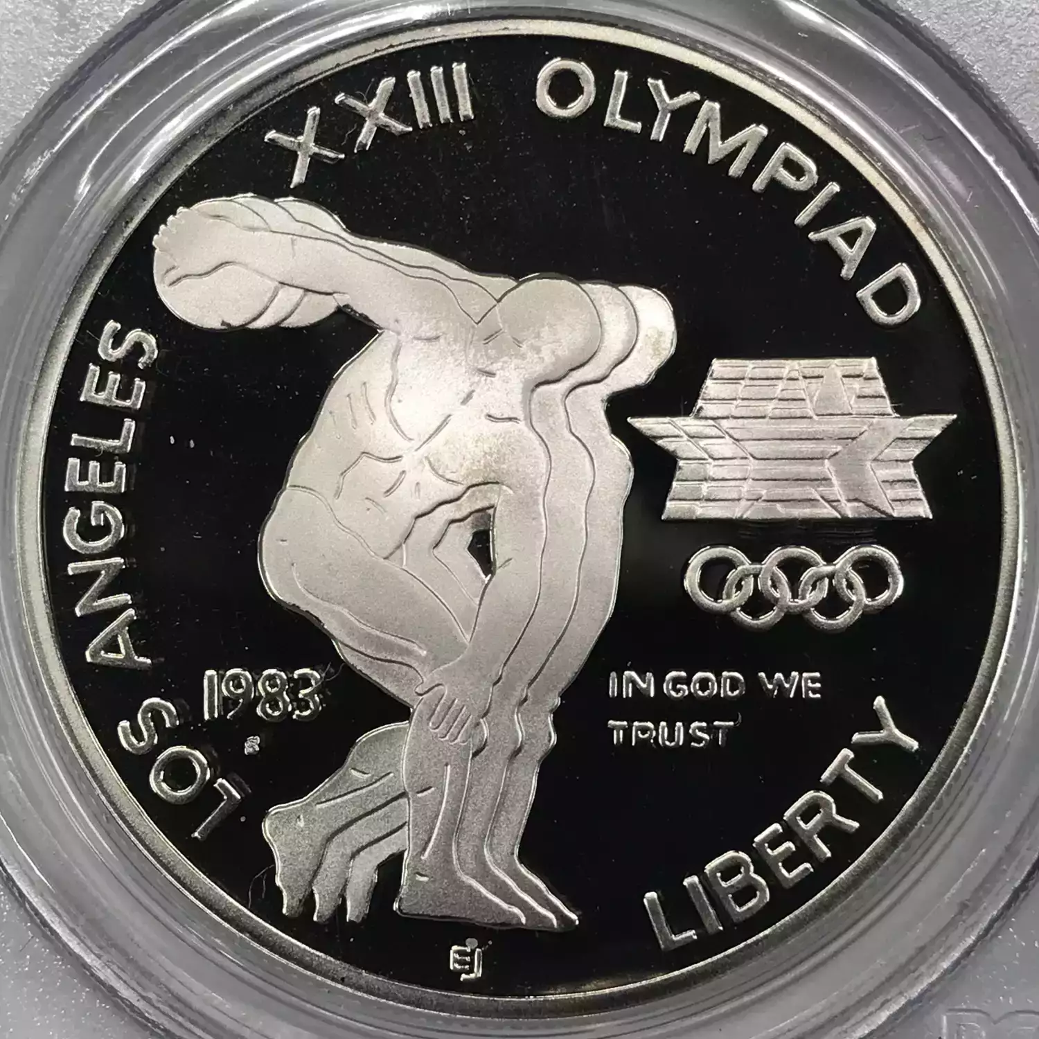 1983-S Los Angeles Olympics Commemorative Silver Dollar PCGS PR-69 DCAM ...