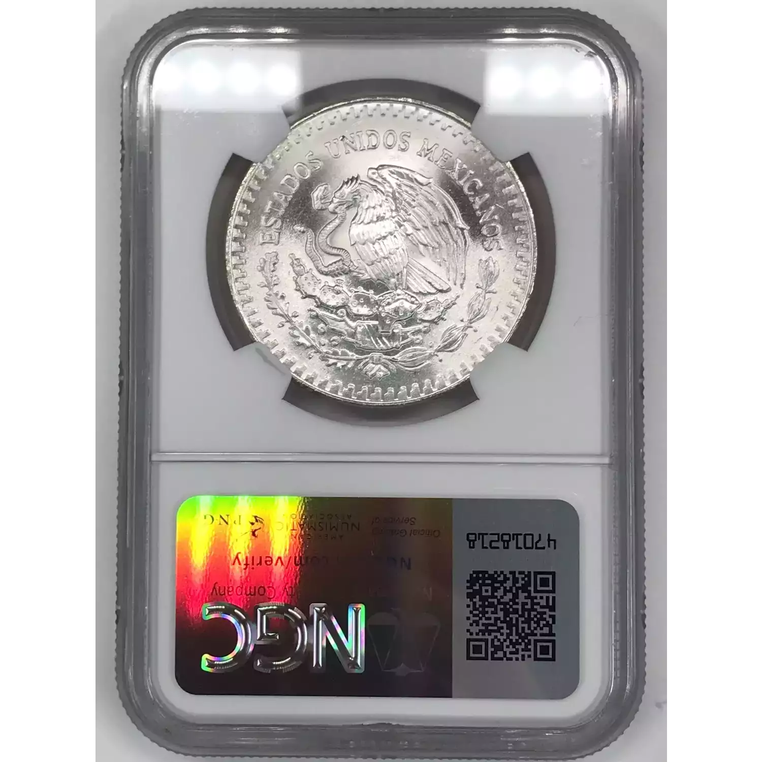 1984-Mo Mexico 1 oz Silver Libertad Onza NGC MS-66 - Old Pueblo Coin