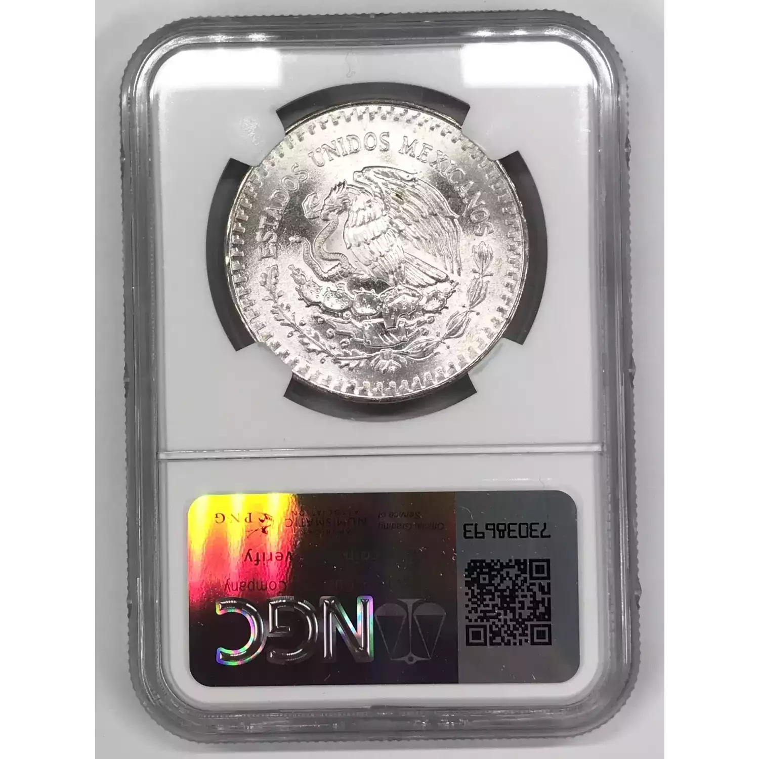 1984-Mo Mexico 1 oz Silver Libertad Onza NGC MS-66 Mo Silver - Old ...