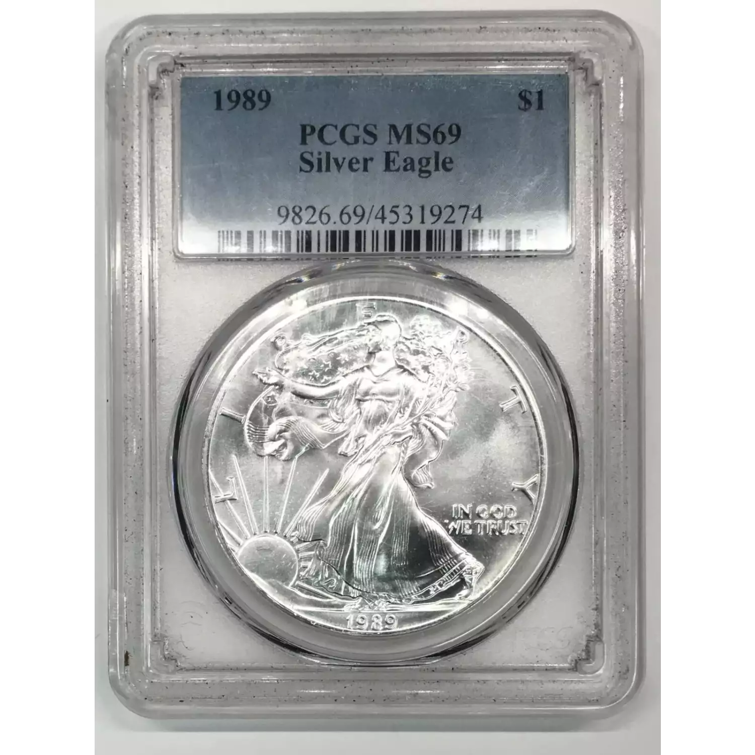 1989 Silver Eagle PCGS MS-69 - Old Pueblo Coin