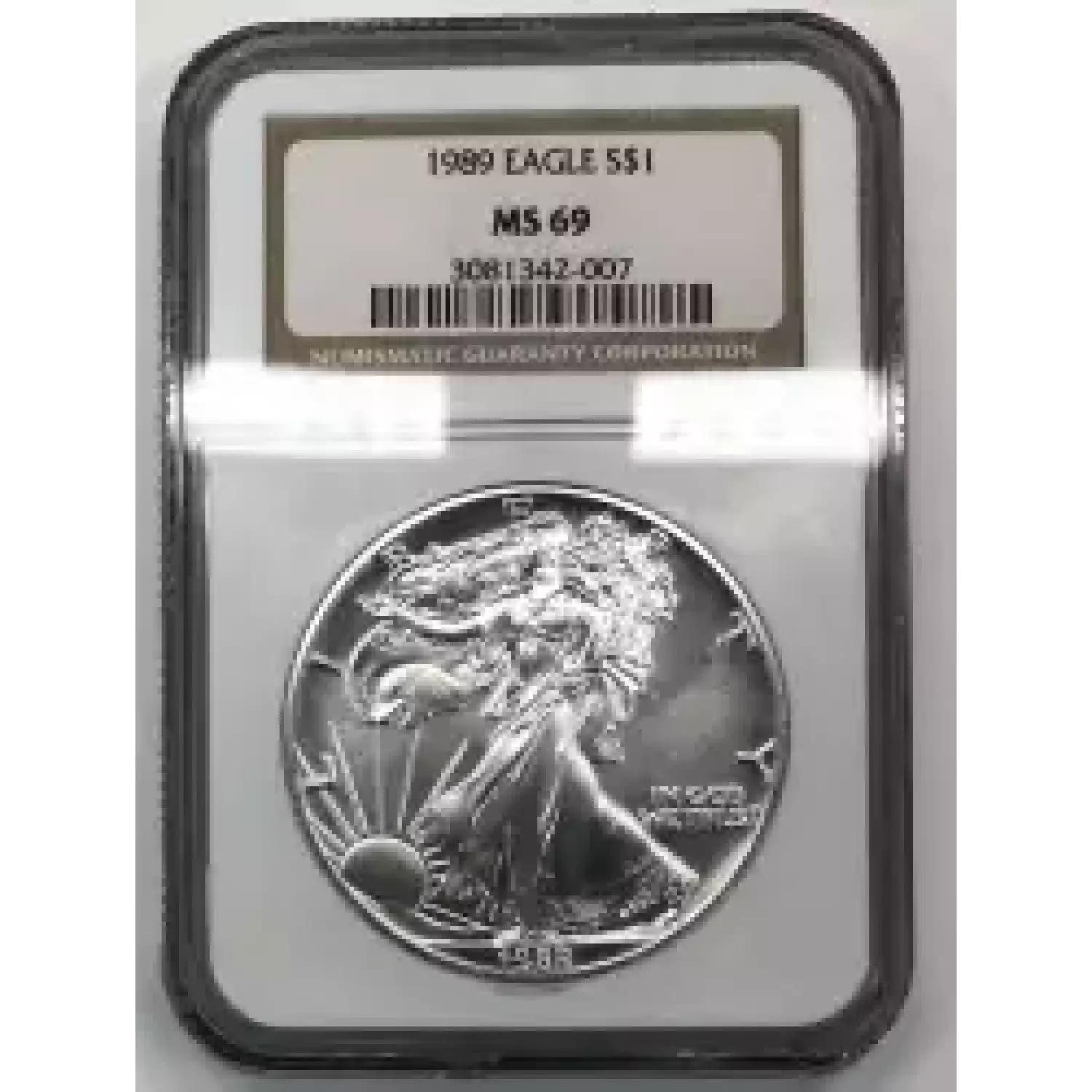 1989 Silver Eagle NGC MS-69 - Old Pueblo Coin