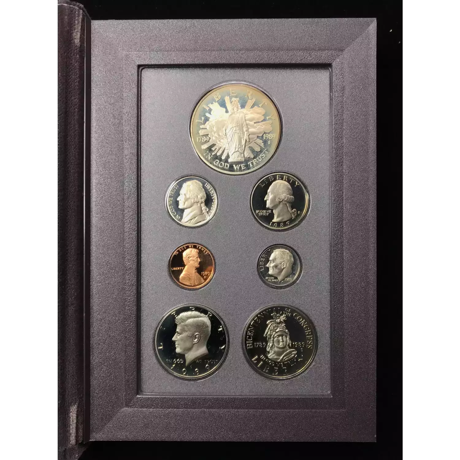 1989 Prestige Proof Set w US Mint OGP Box & COA - Old Pueblo Coin