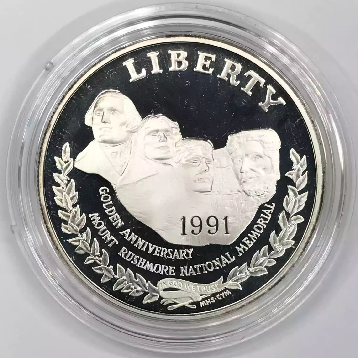 1991-S Mount Rushmore Proof Silver Dollar - Coin Only - Old Pueblo Coin