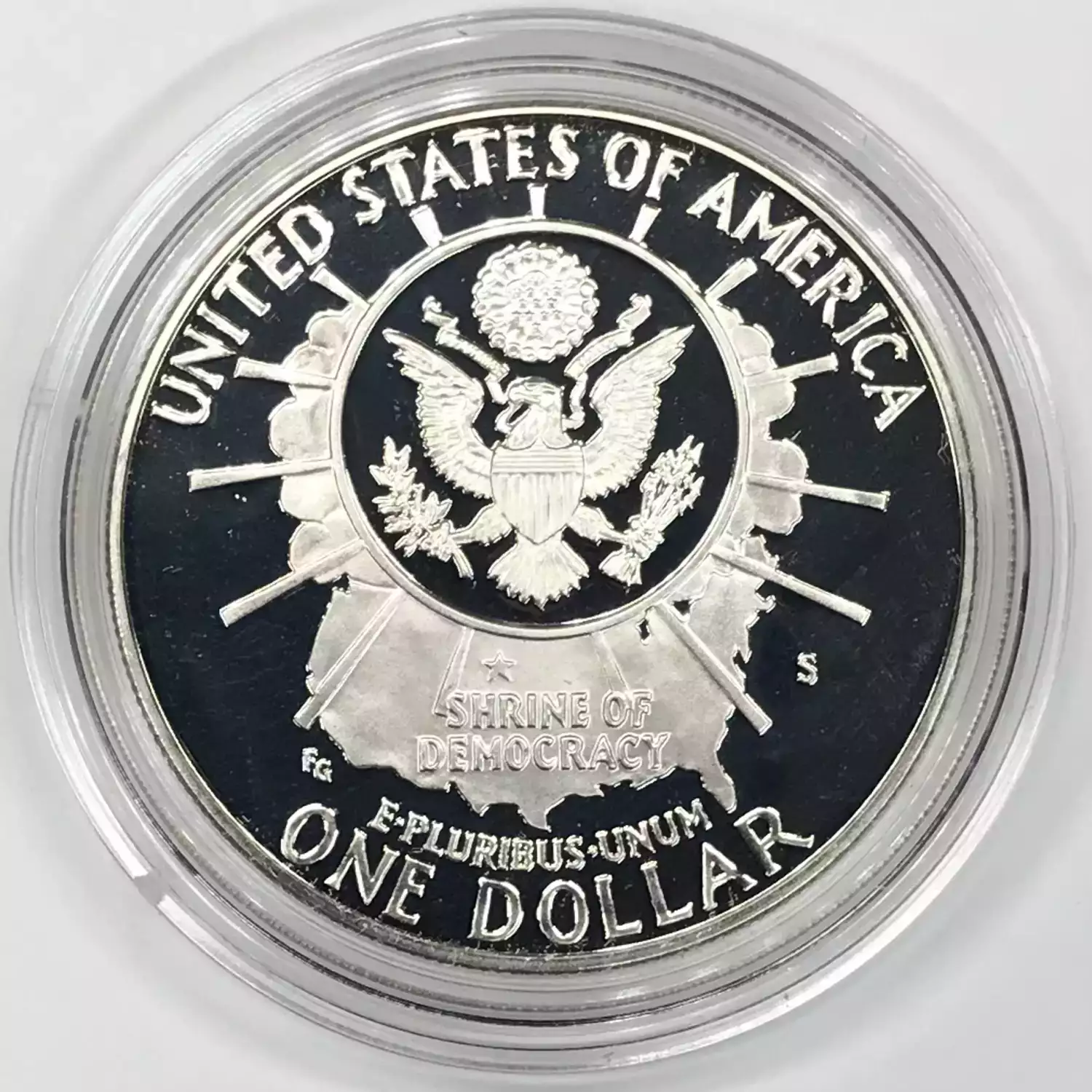 1991-S Mount Rushmore Proof Silver Dollar - Coin Only - Old Pueblo Coin