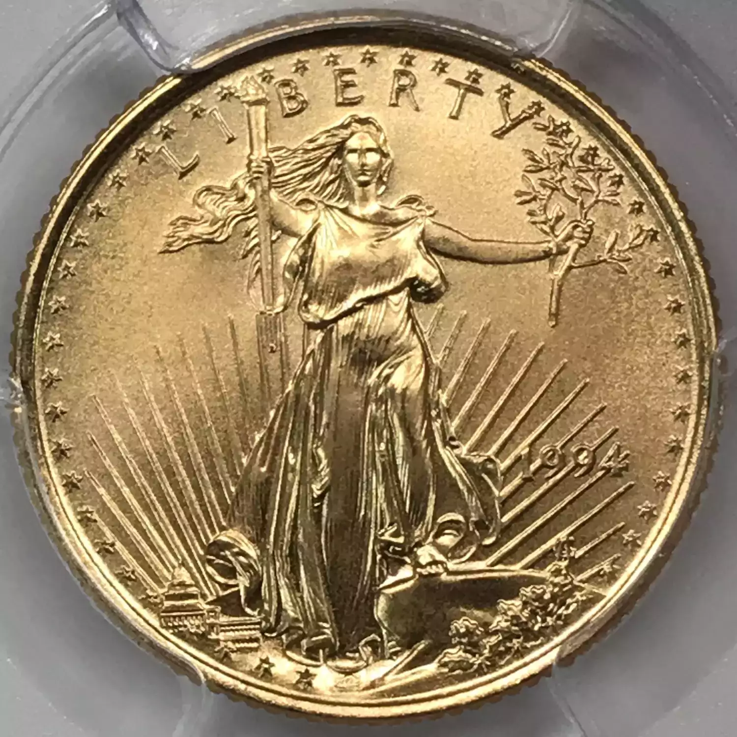 1994 1/4 oz $10 Gold Eagle PCGS MS-67 - Old Pueblo Coin