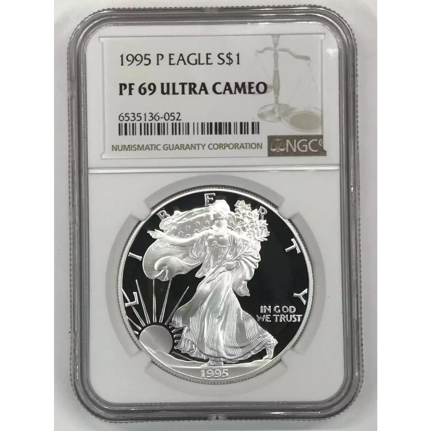 1995 Silver Eagle NGC PF-69 ULTRA CAMEO - Old Pueblo Coin