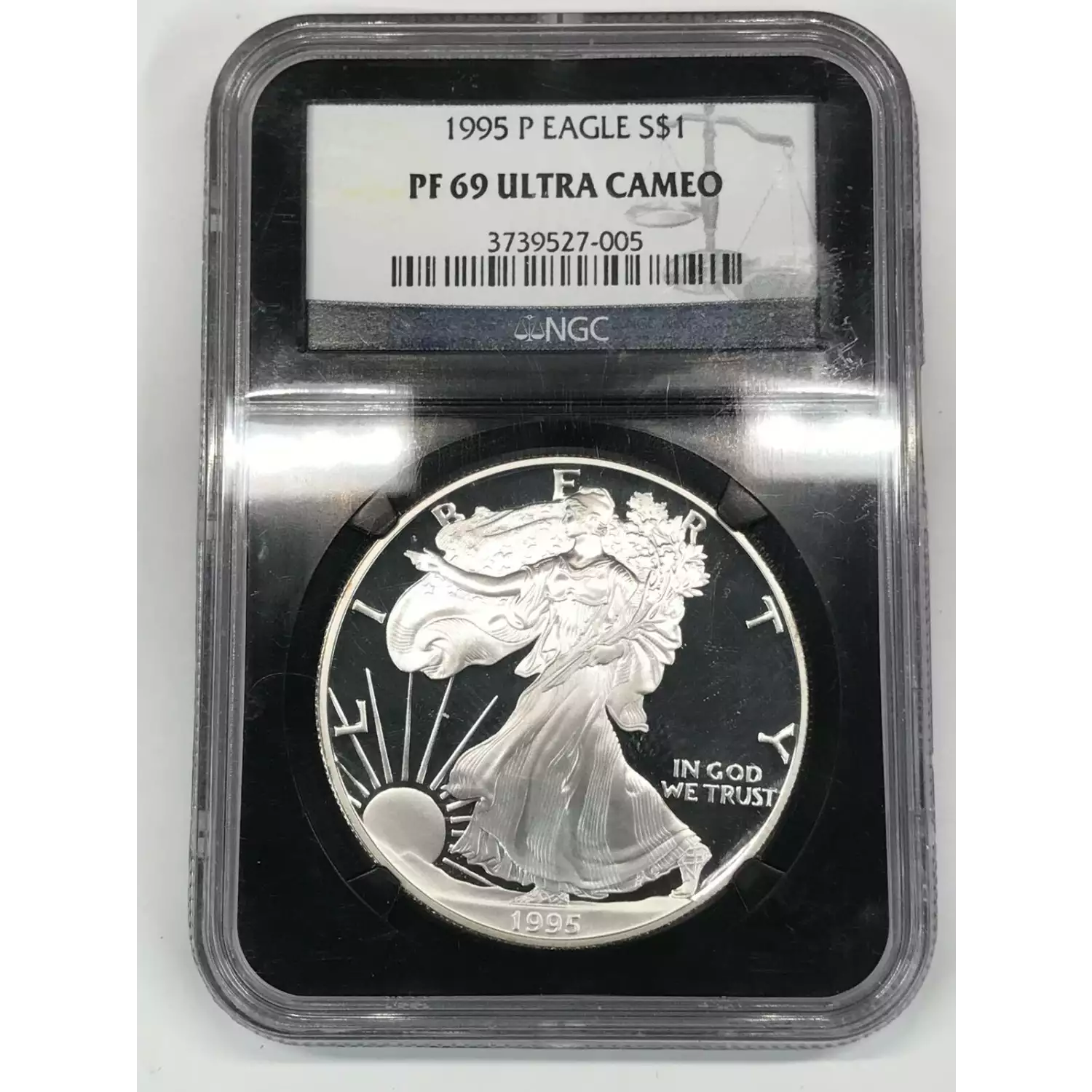 1995 Silver Eagle NGC PF-69 ULTRA CAMEO - Old Pueblo Coin