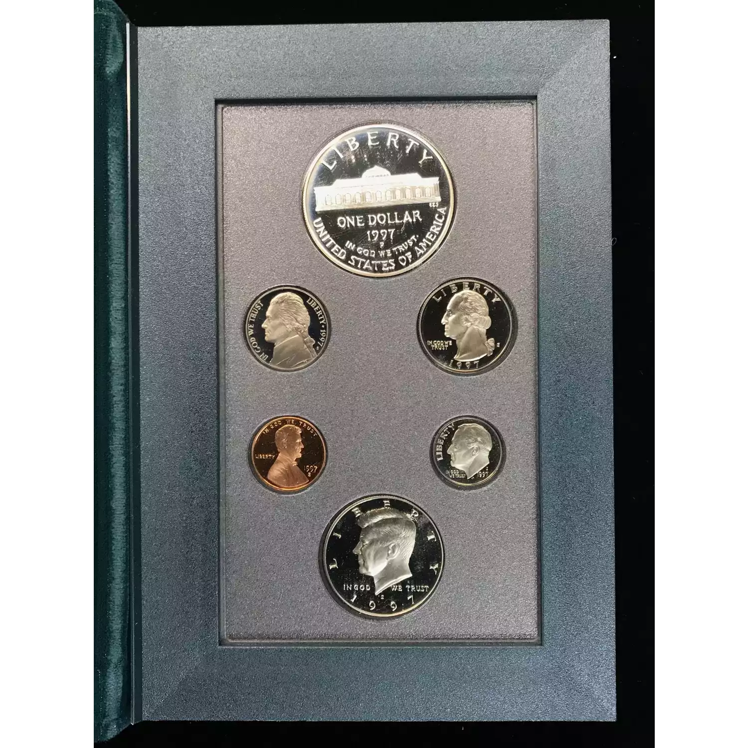 1997 Prestige Proof Set w US Mint OGP Box & COA - Old Pueblo Coin