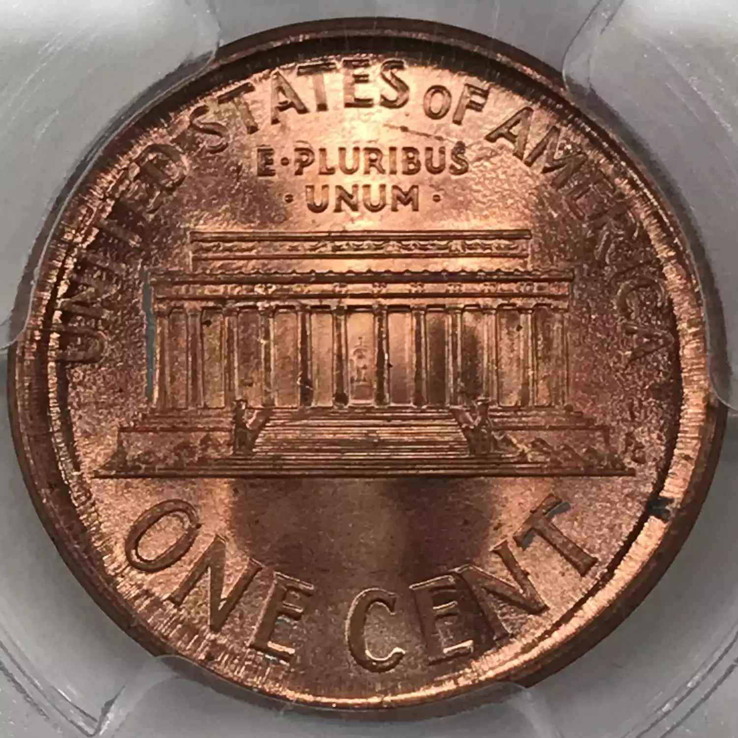 1999 Lincoln Memorial Cent PCGS MS-64 RD Broadstruck Mint Error - Old Pueblo Coin