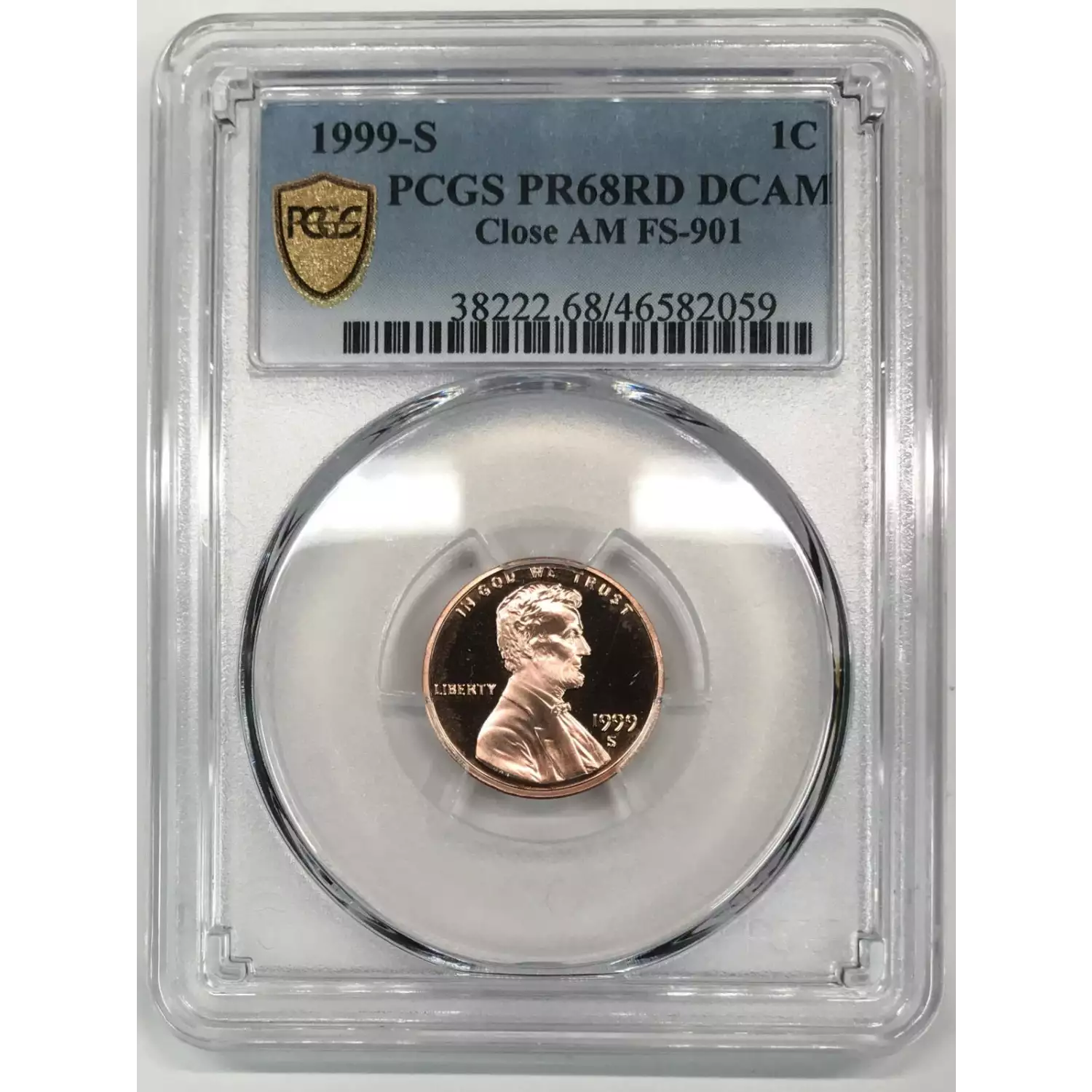 1999-S Lincoln Memorial Cent PCGS PR-68 DCAM Close AM FS-901 - Old ...