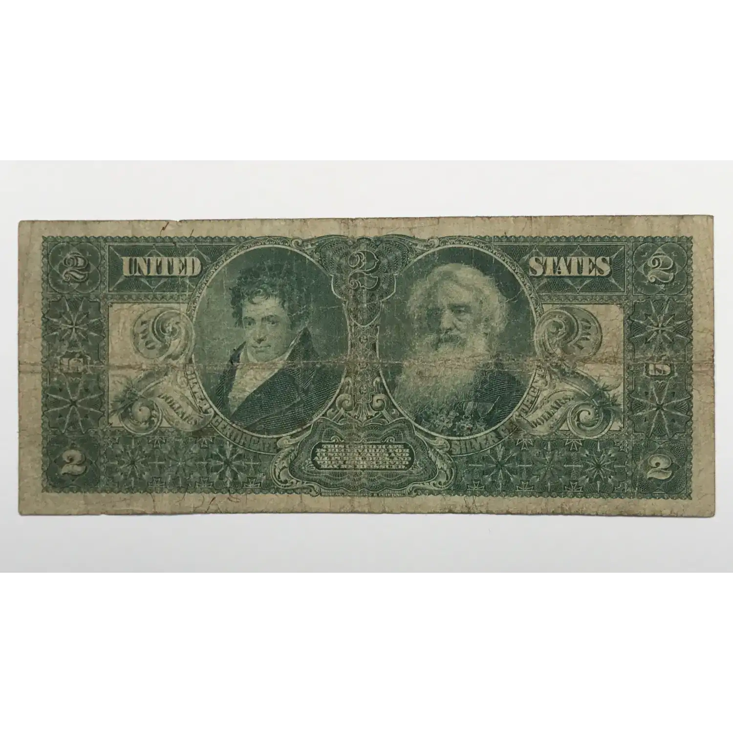 1896 $2 Educational Note Silver Certificate FR#248 - Very Good (VG ...