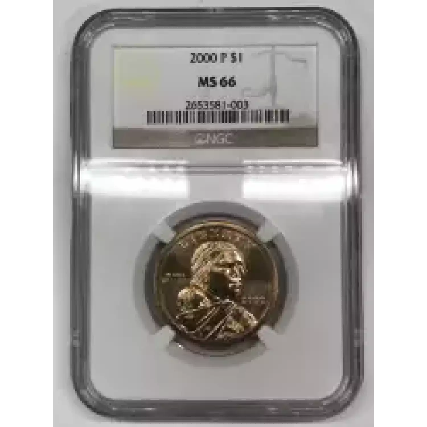 2000 Sacagawea Dollar NGC MS-66 - Old Pueblo Coin