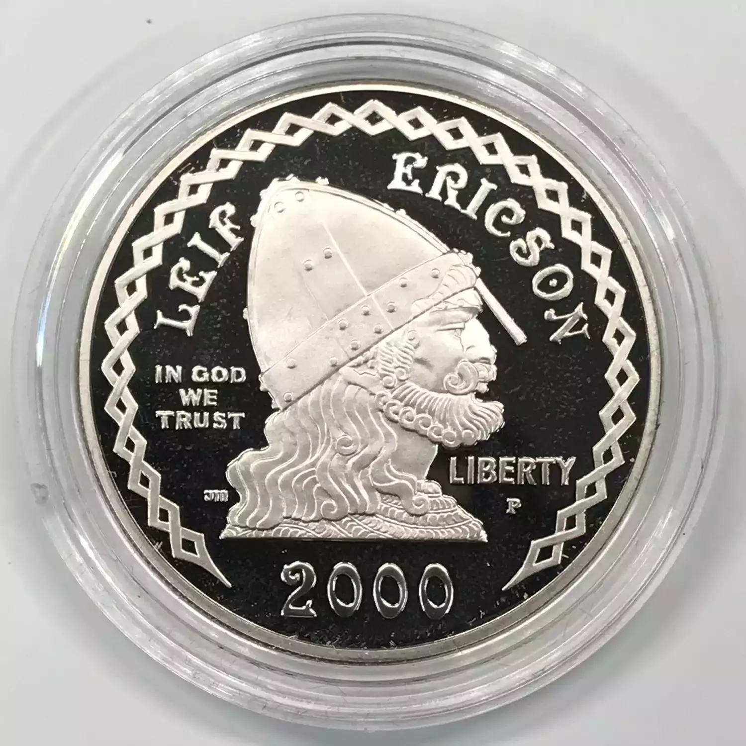 2000-P Leif Ericson Millennium US & Iceland Two-Coin Proof Silver ...