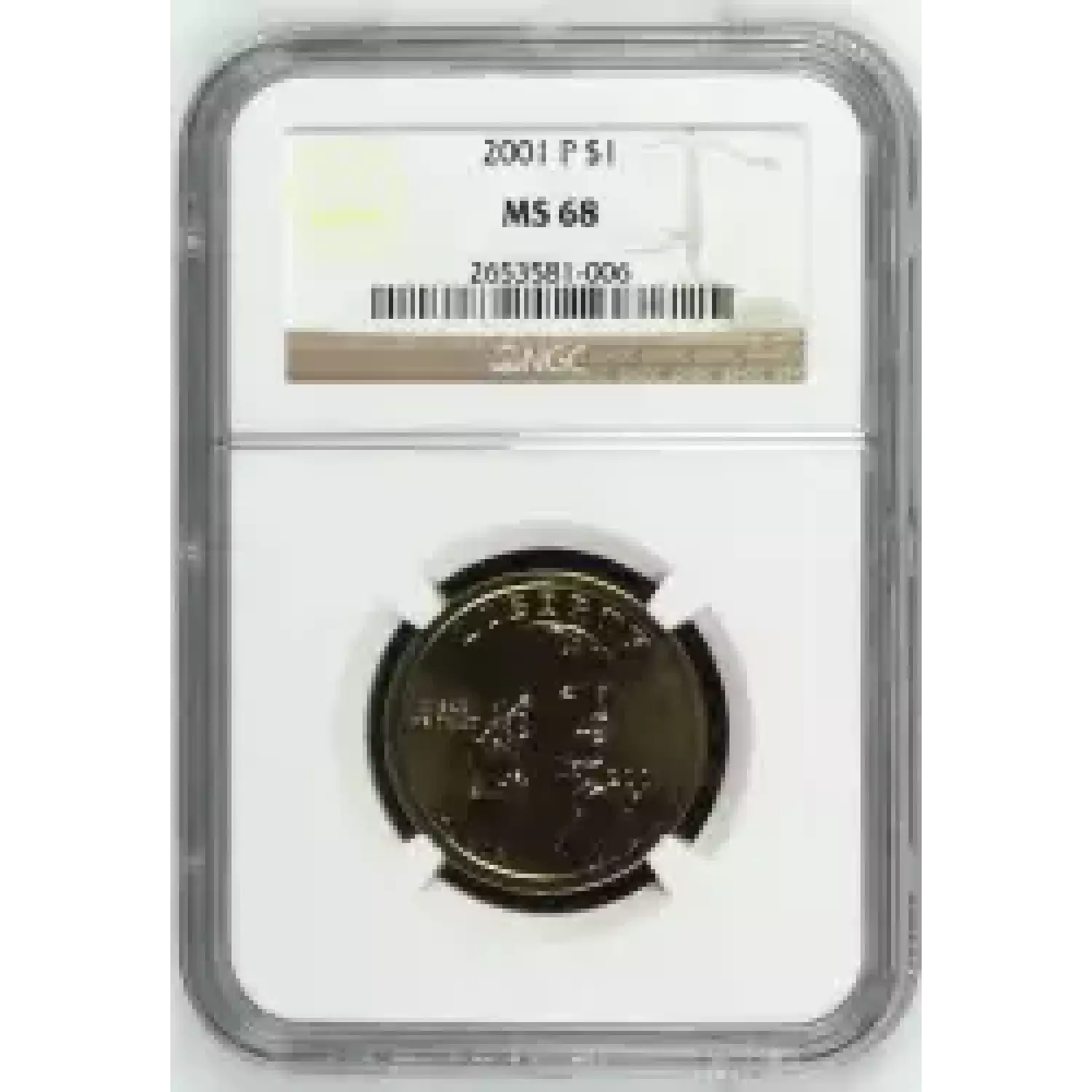 2001 Sacagawea Dollar NGC MS-68 - Old Pueblo Coin