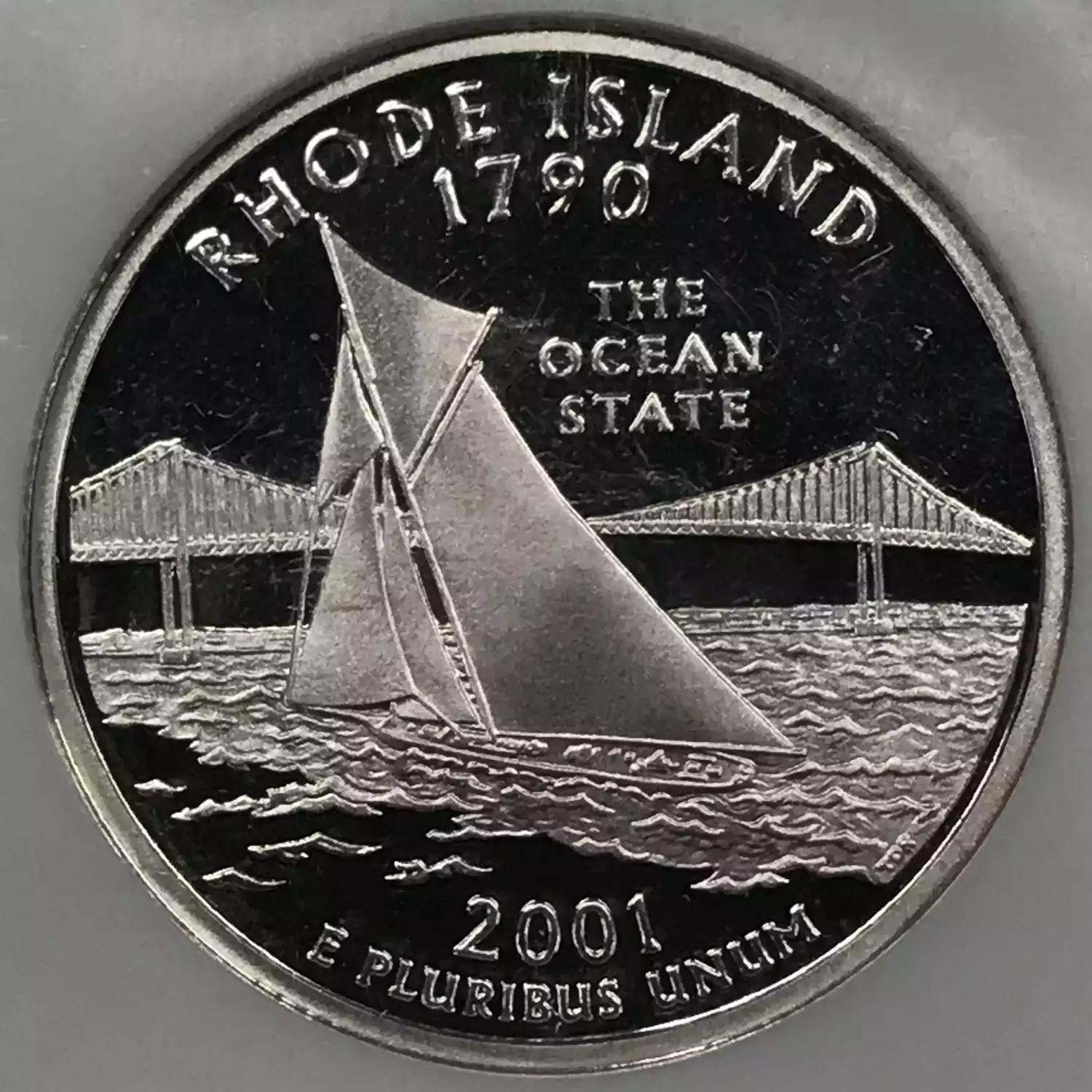 2001-S State Quarter NGC PF-69 ULTRA CAMEO RHODE ISLAND - Old Pueblo Coin