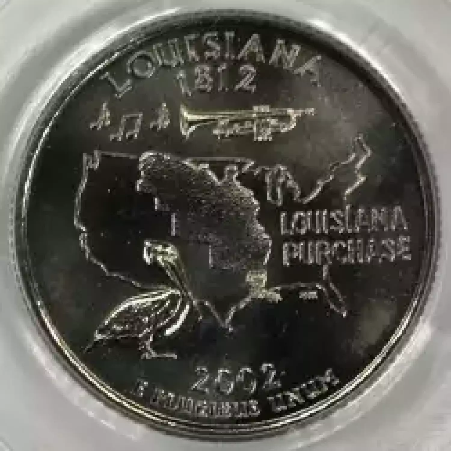 2002 State Quarter PCGS MS-68 Louisiana - Old Pueblo Coin