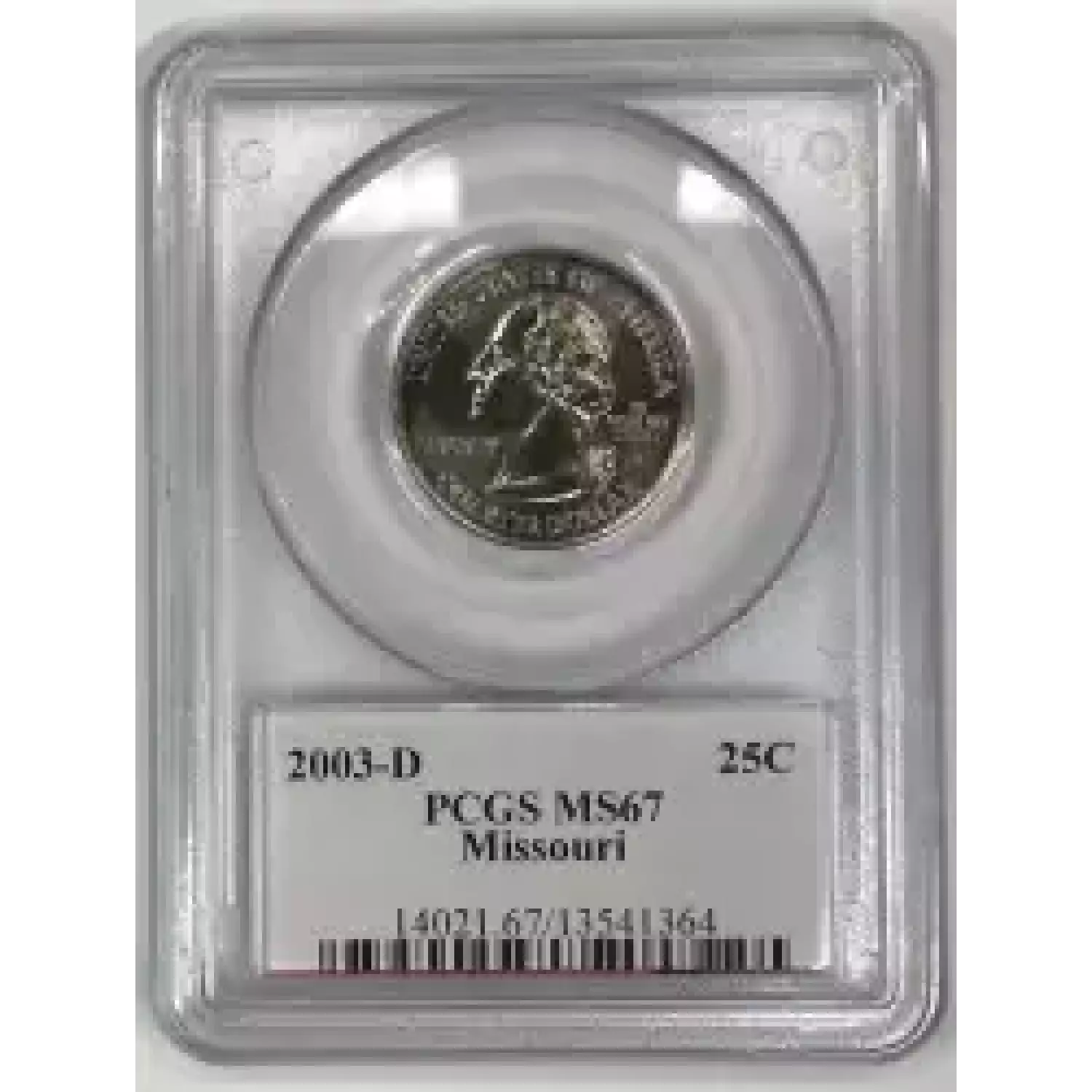 2003-D State Quarter PCGS MS-67 Missouri - Old Pueblo Coin