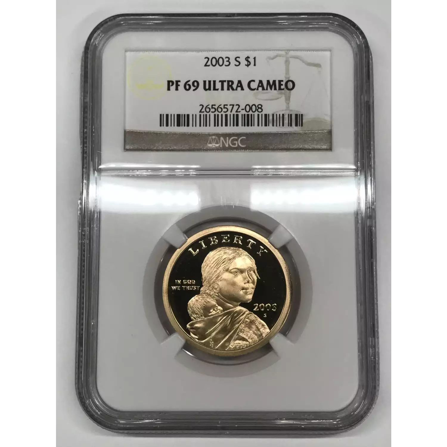 2003-S Sacagawea Dollar NGC PF-69 ULTRA CAMEO - Old Pueblo Coin